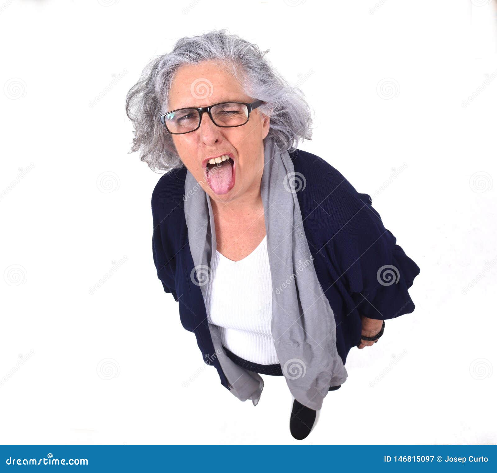 Man Making Mockery on White Stock Image - Image of disgust, modern ...