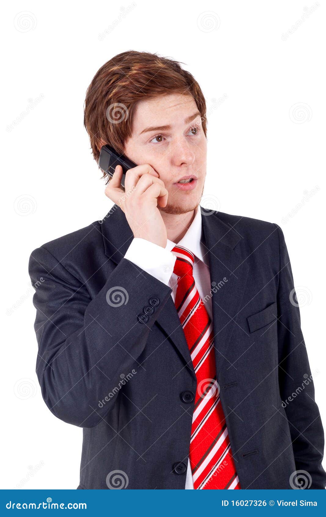 Man making a phone call stock photo. Image of cellphone - 16027326