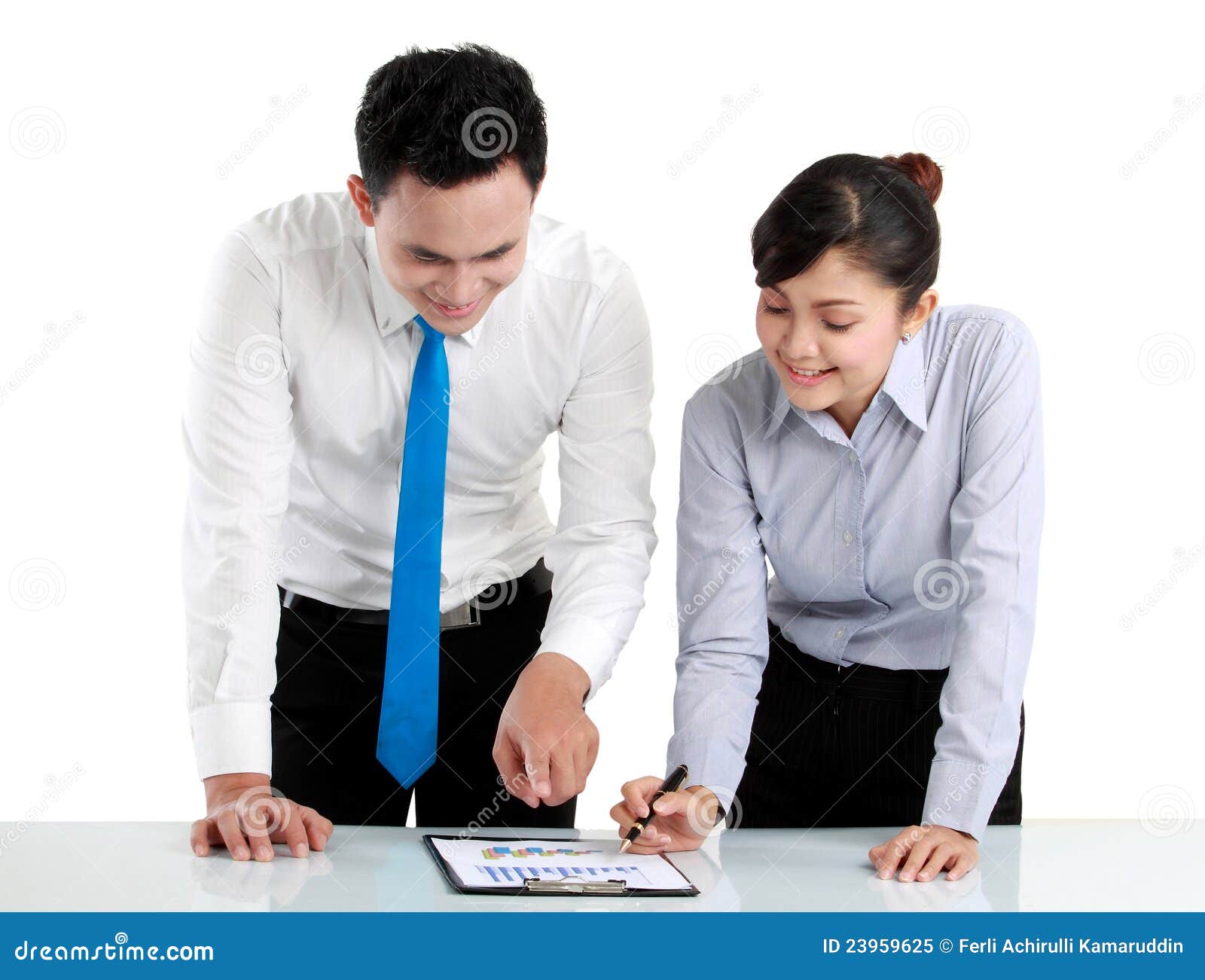 Man Making a Presentation and Discussing Bar Chart Stock Image - Image ...