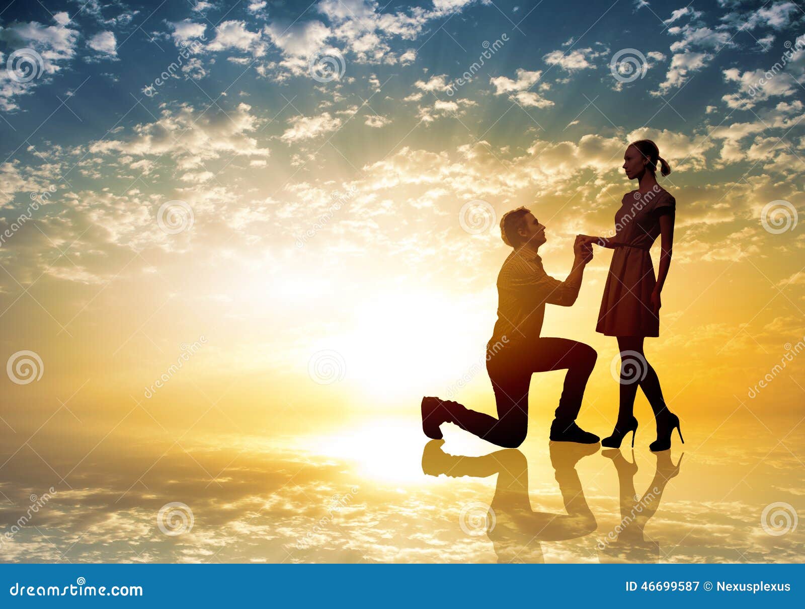 Man making proposal stock image. Image of honeymoon, people - 46699587