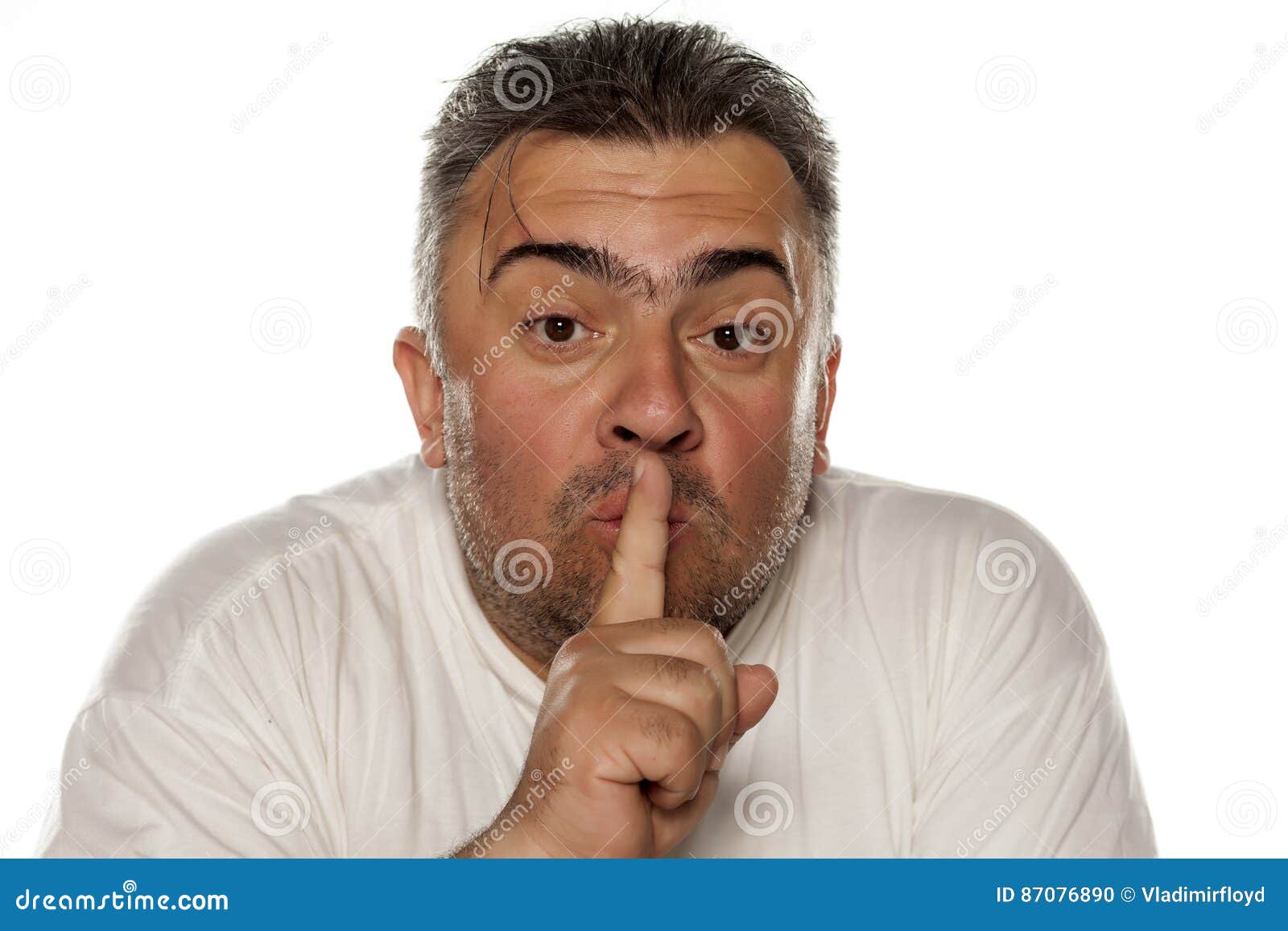 Man making silence gesture stock photo. Image of secret - 87076890