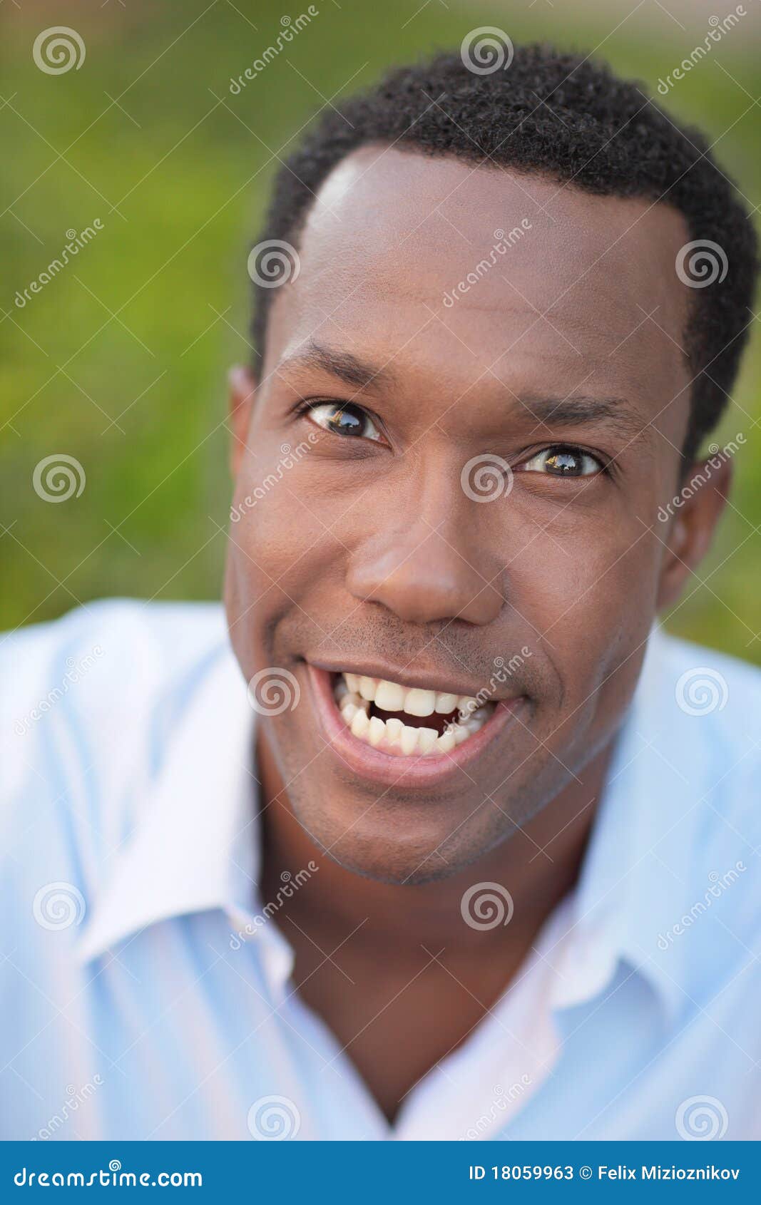 Man making an unusual face stock image. Image of young - 18059963