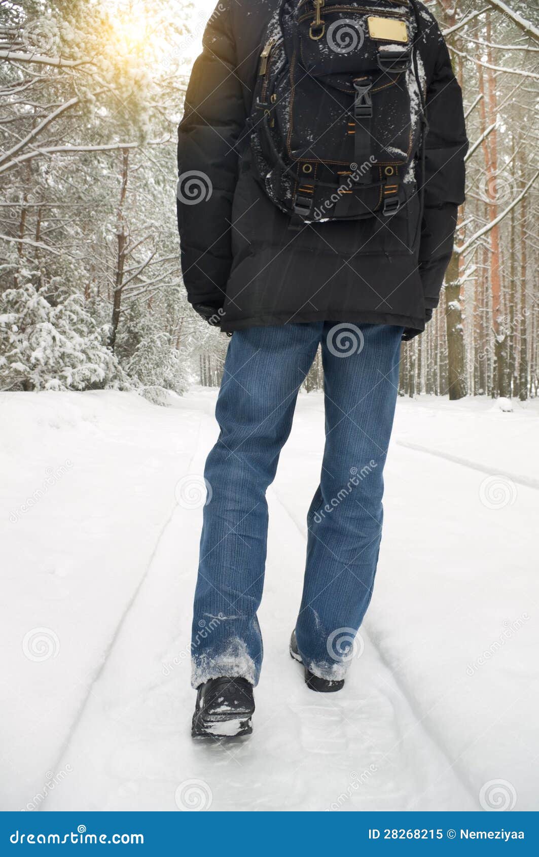 The man making walk stock image. Image of tourist, climate - 28268215