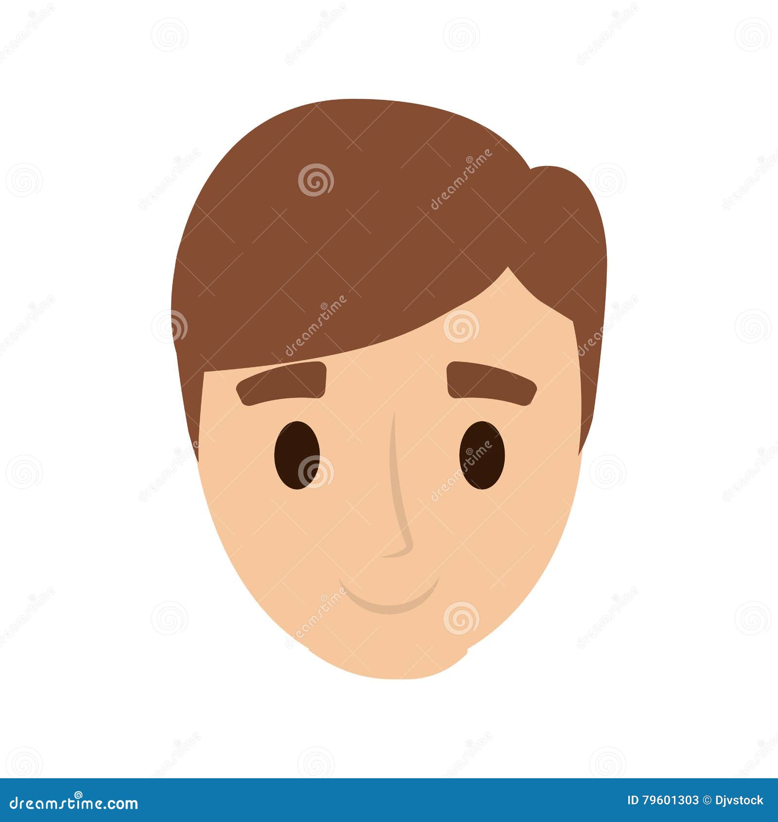 Man male avatar isolated stock vector. Illustration of style - 79601303