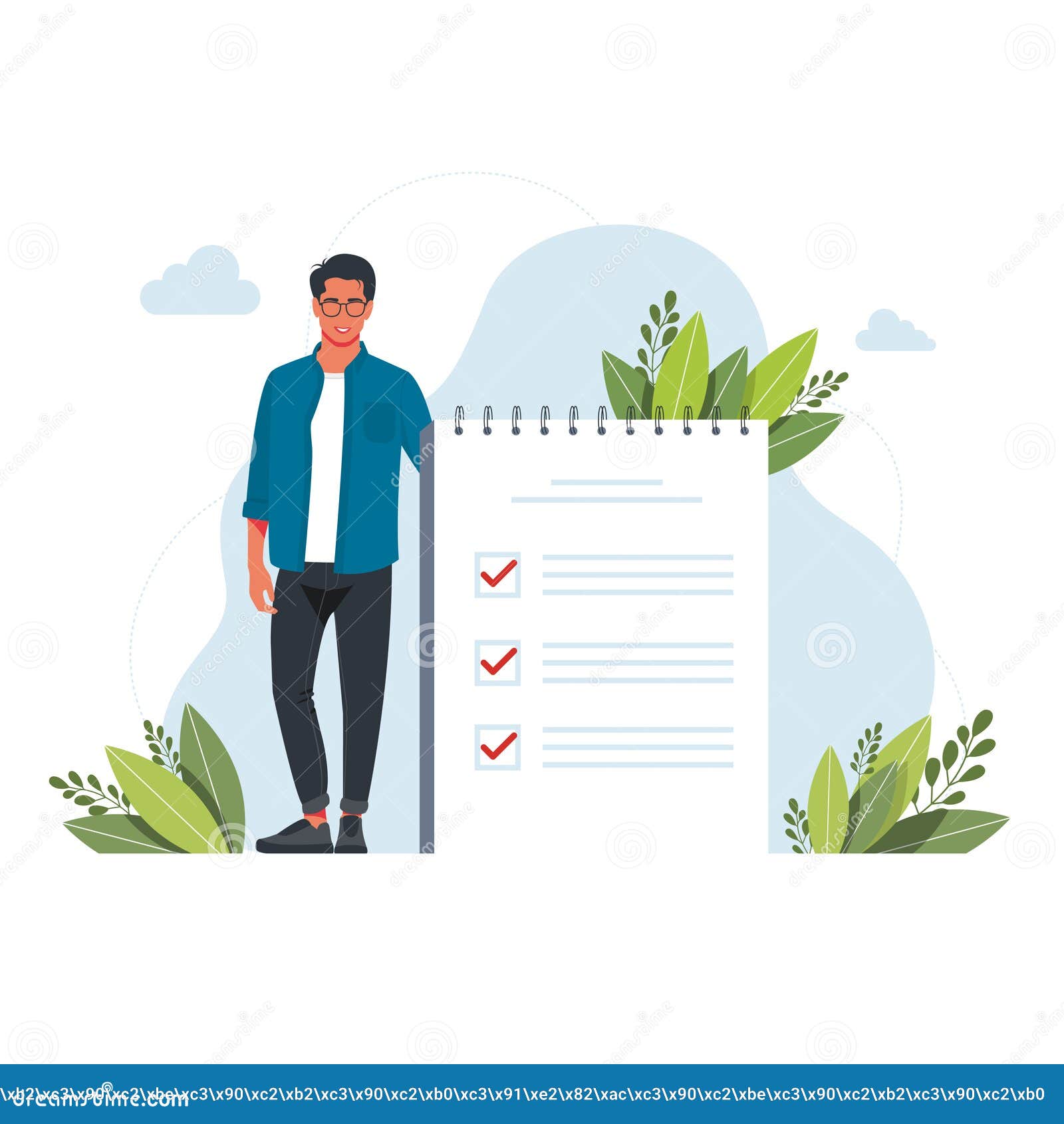 Man, Manager Prioritizing Tasks In To Do List. Man Taking Notes ...