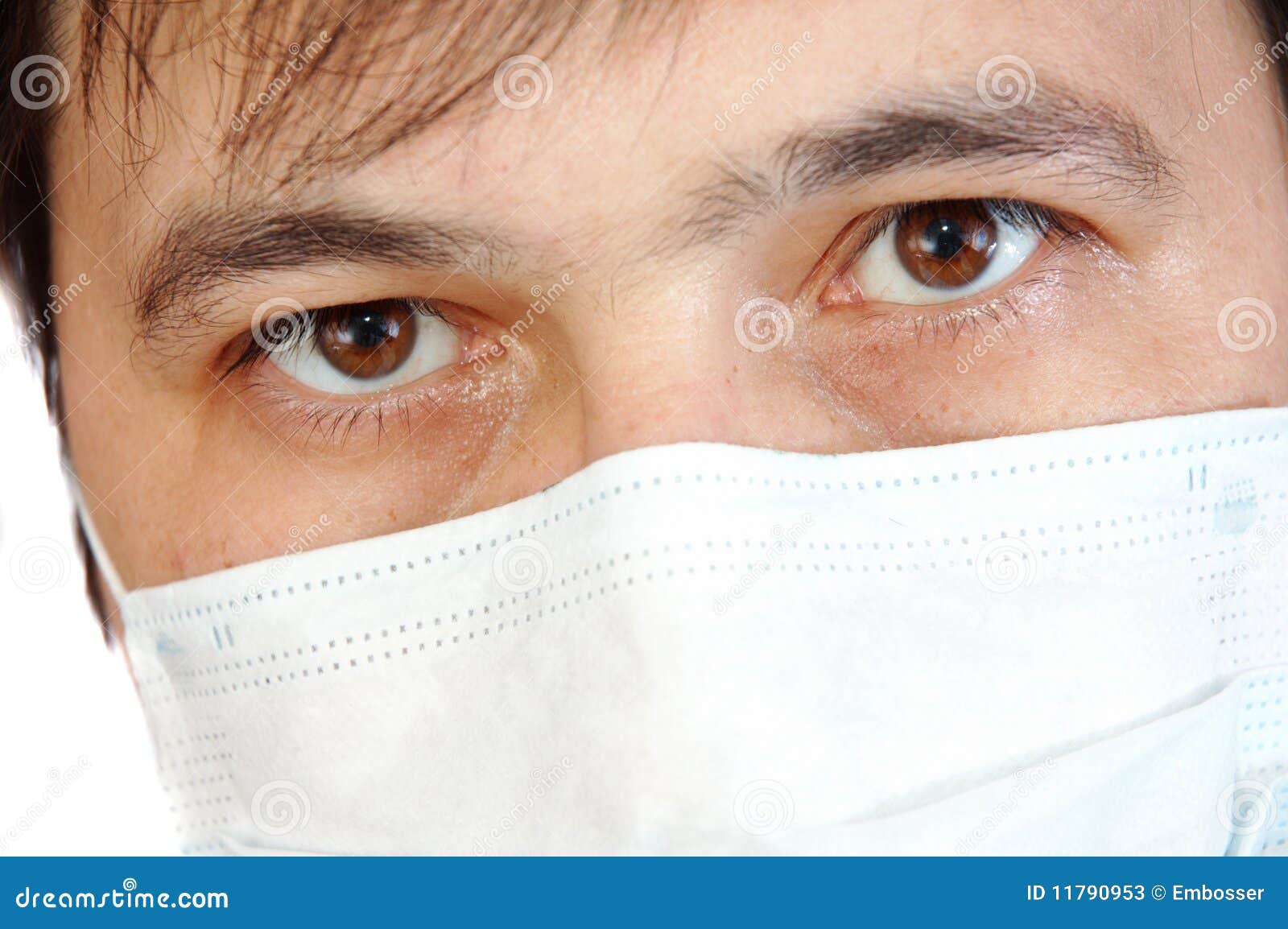 Man in a mask stock image. Image of medical, infectious - 11790953