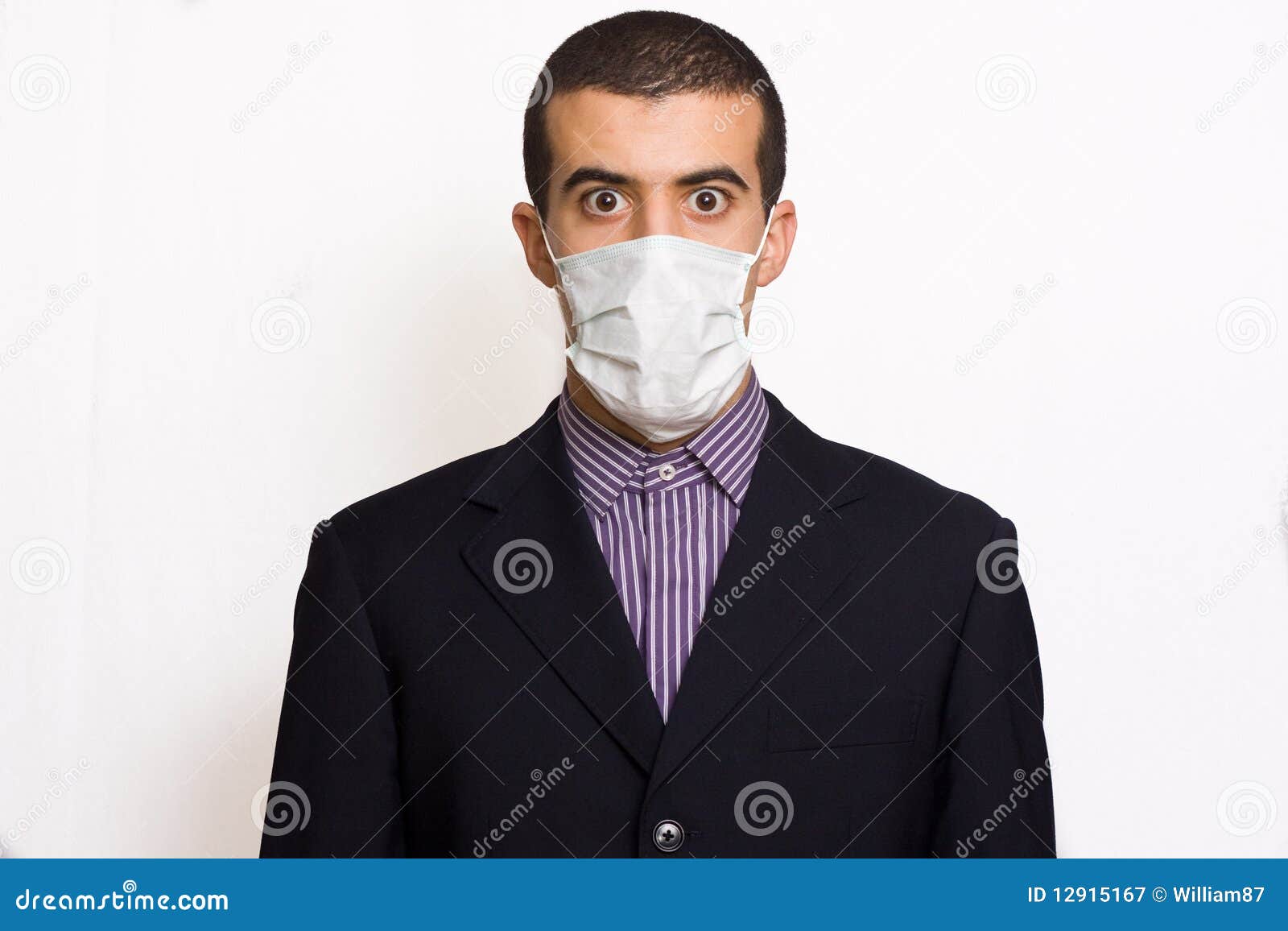 Man with mask stock image. Image of adult, epidemy, virus - 12915167