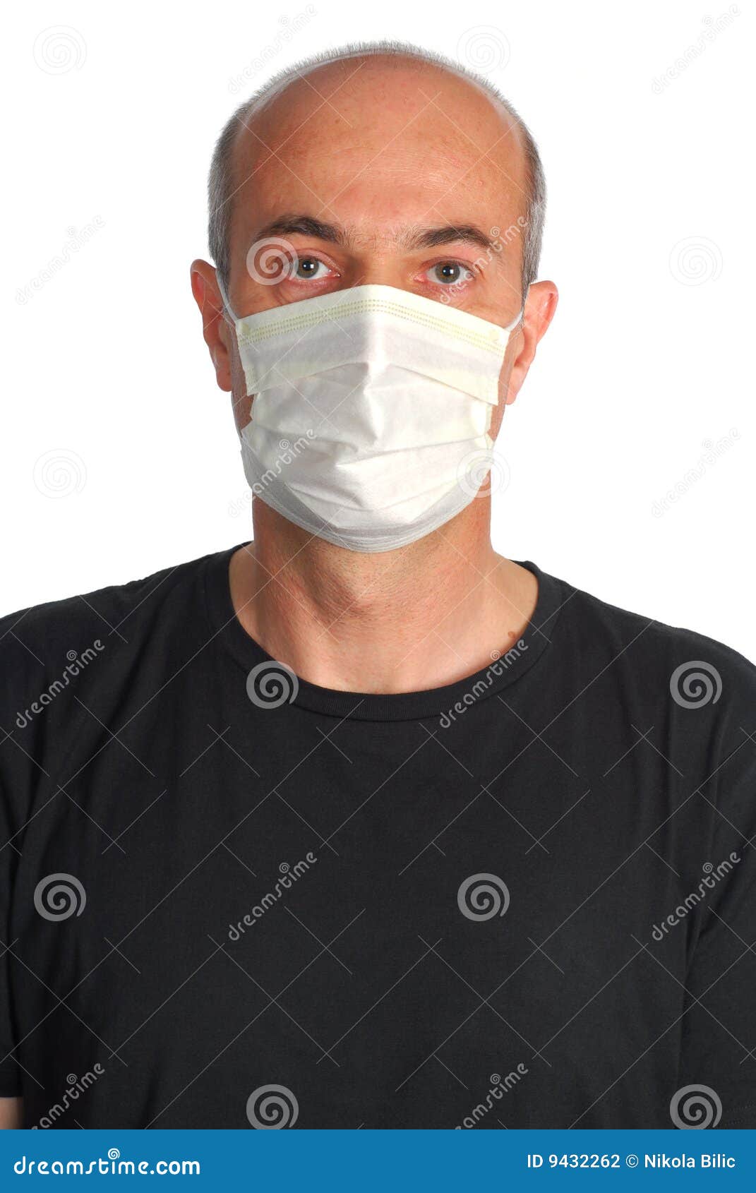 Man with mask stock photo. Image of protective, swine - 9432262