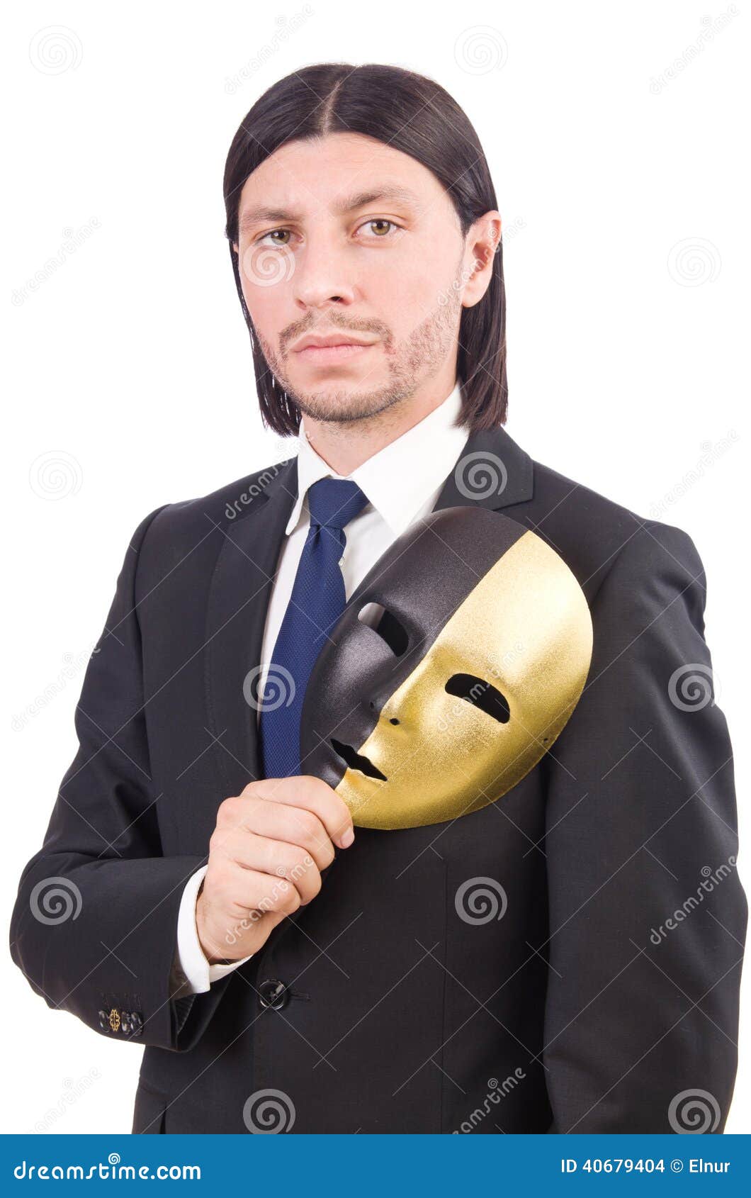Man with mask stock photo. Image of business, face, manager - 40679404