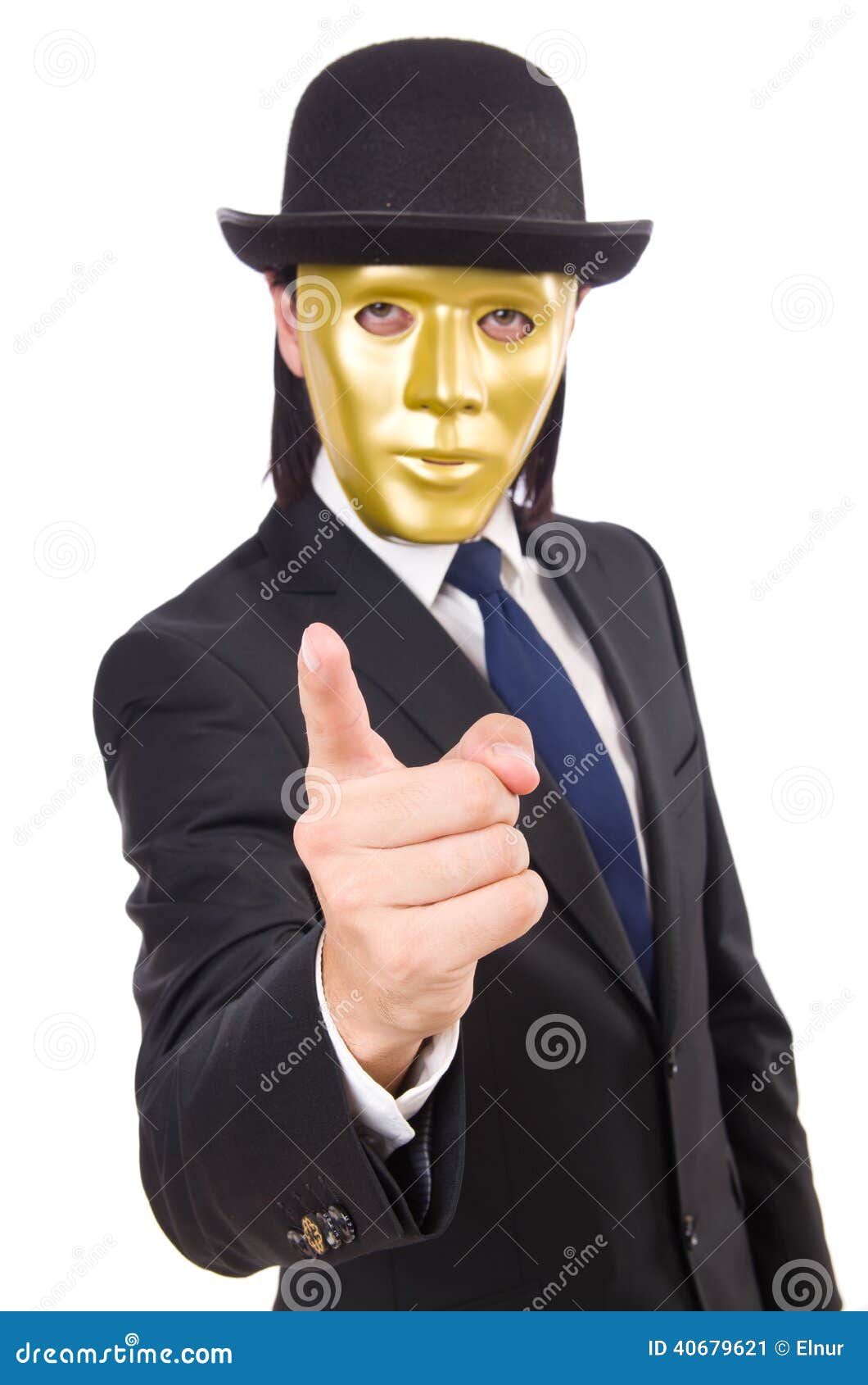 Man with mask stock image. Image of case, disguise, funny - 40679621