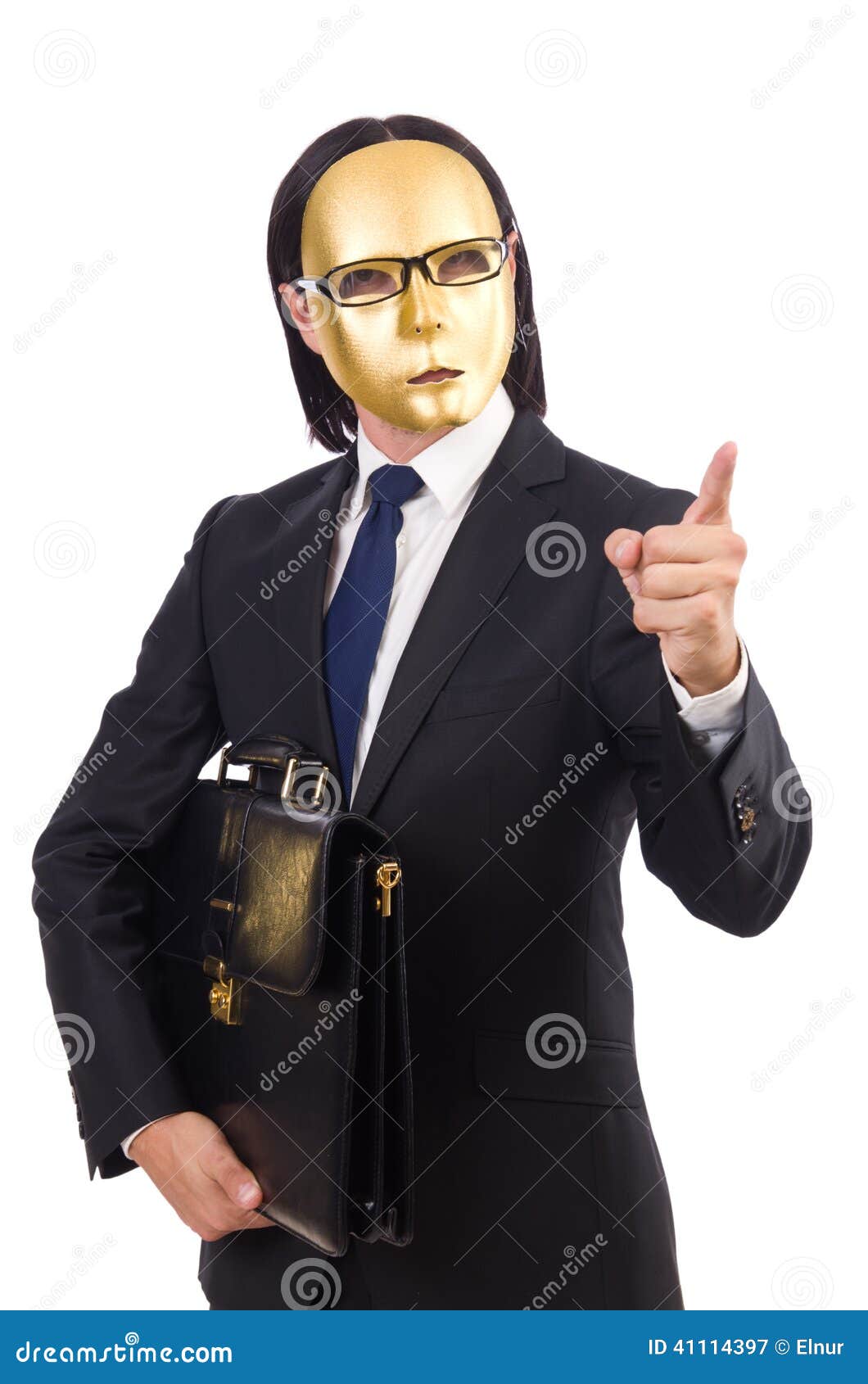 Man with mask stock image. Image of fraud, handsome, depression - 41114397