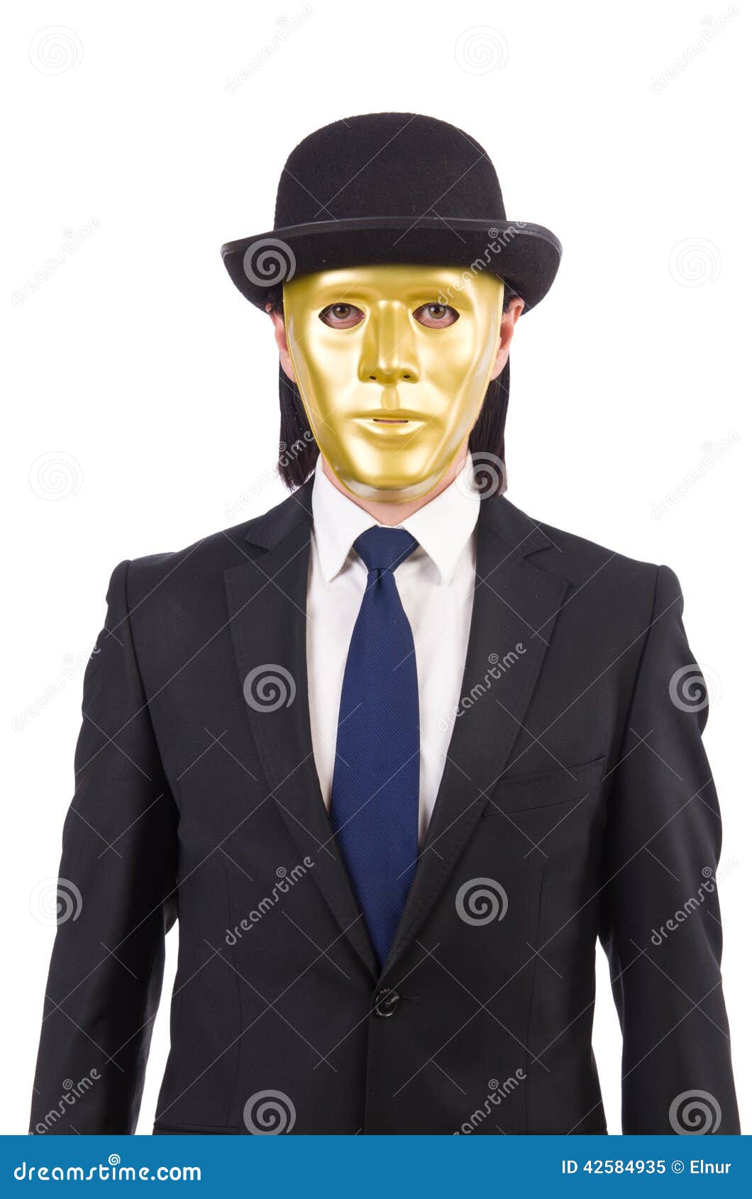 Man with mask isolated stock image. Image of case, isolated - 42584935