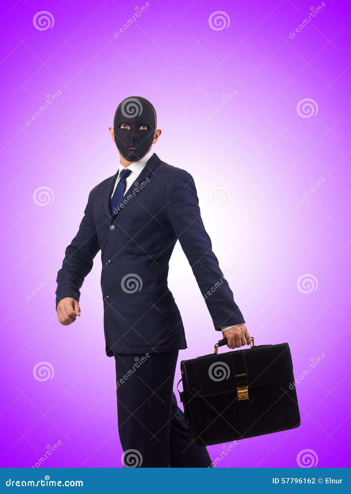 Man with Mask Isolated on White Stock Photo - Image of handsome ...