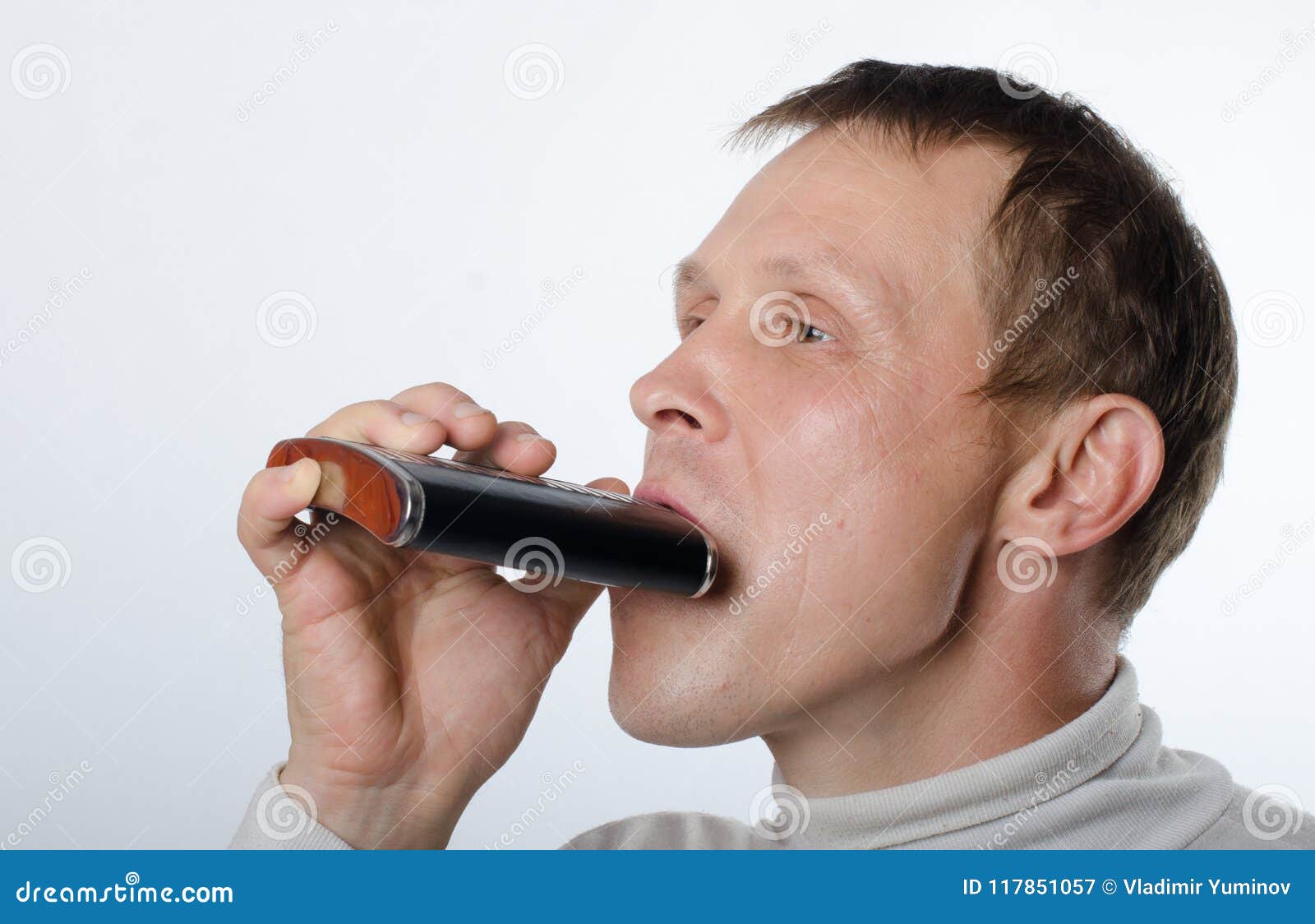 The Man with the Flask of Water Stock Image - Image of painted, mature ...