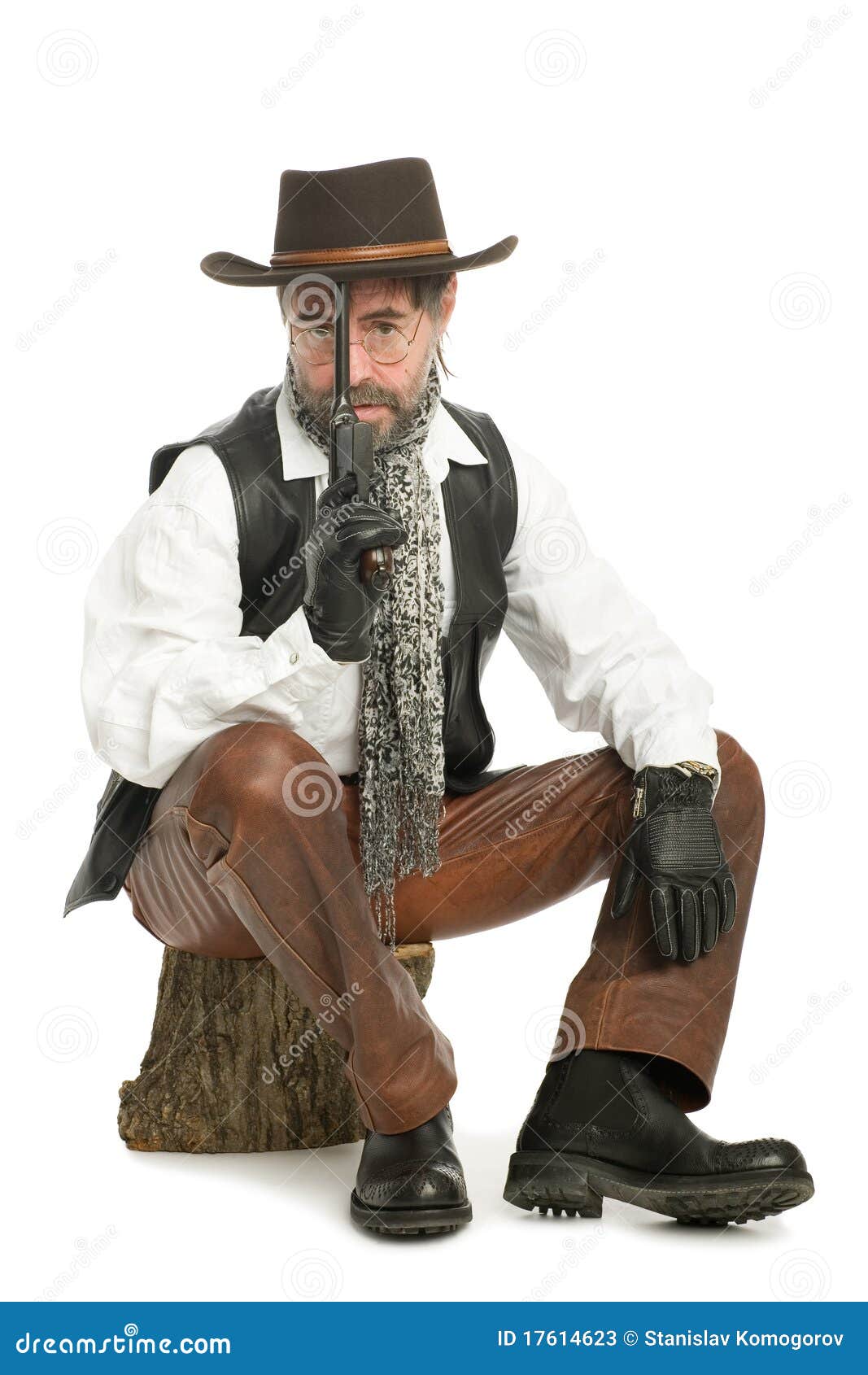 Man With A Mauser Royalty-Free Stock Photo | CartoonDealer.com #17614623