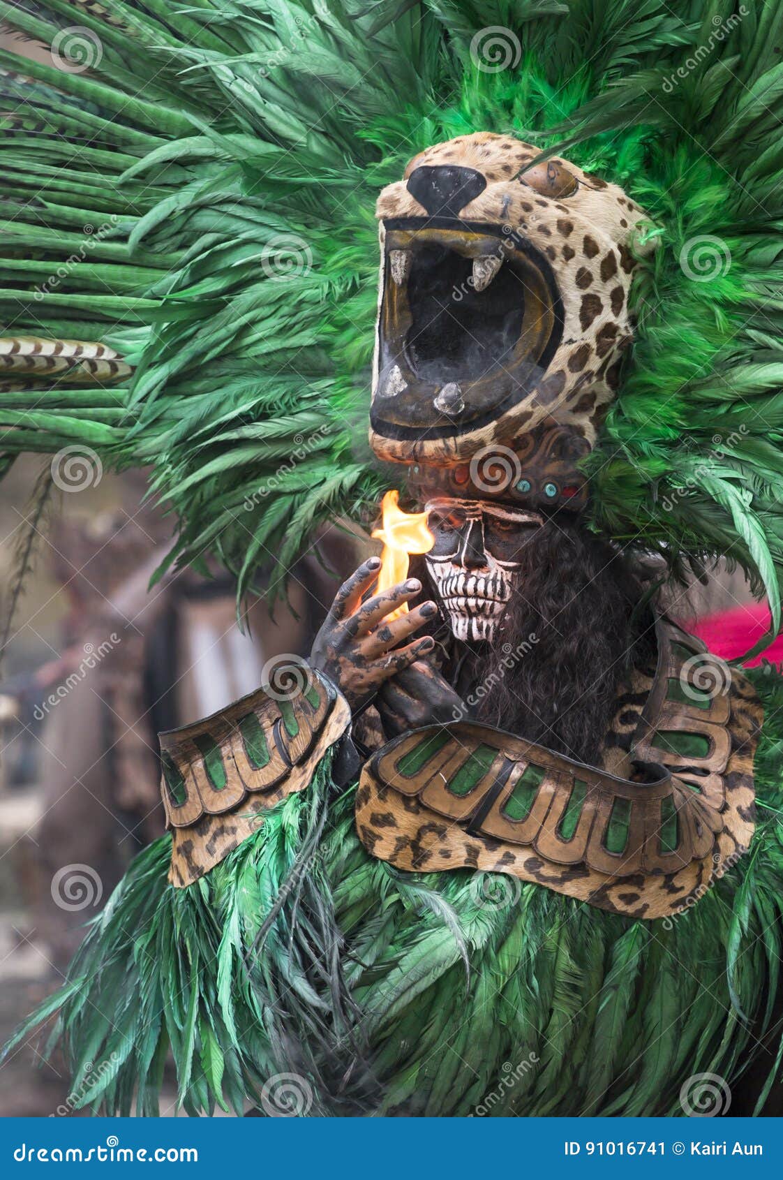 Man in Maya Indian Costume in Tulum, Mexico Editorial Photo - Image of ...
