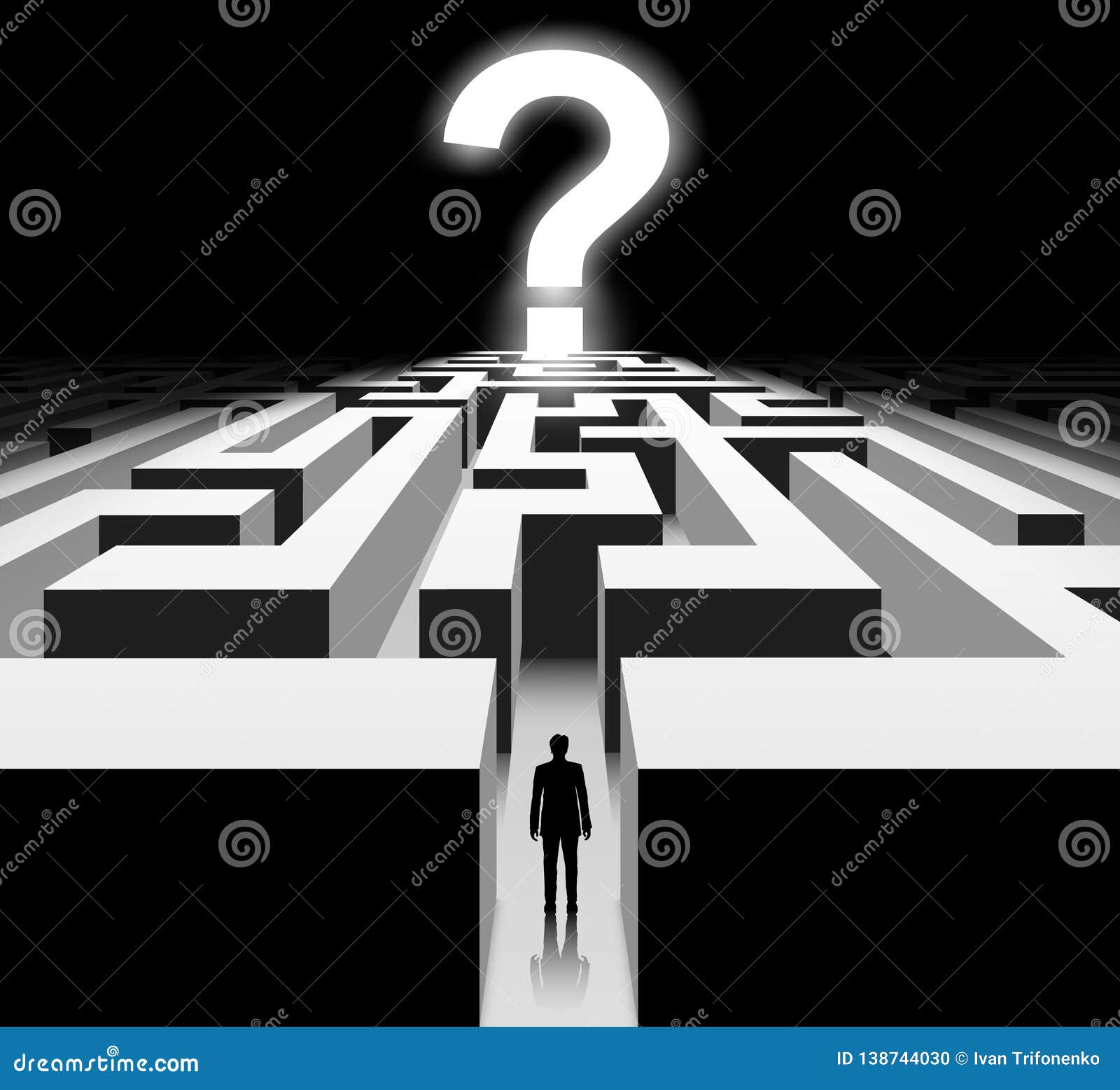 Maze Question Mark Royalty-Free Stock Image | CartoonDealer.com #70429036