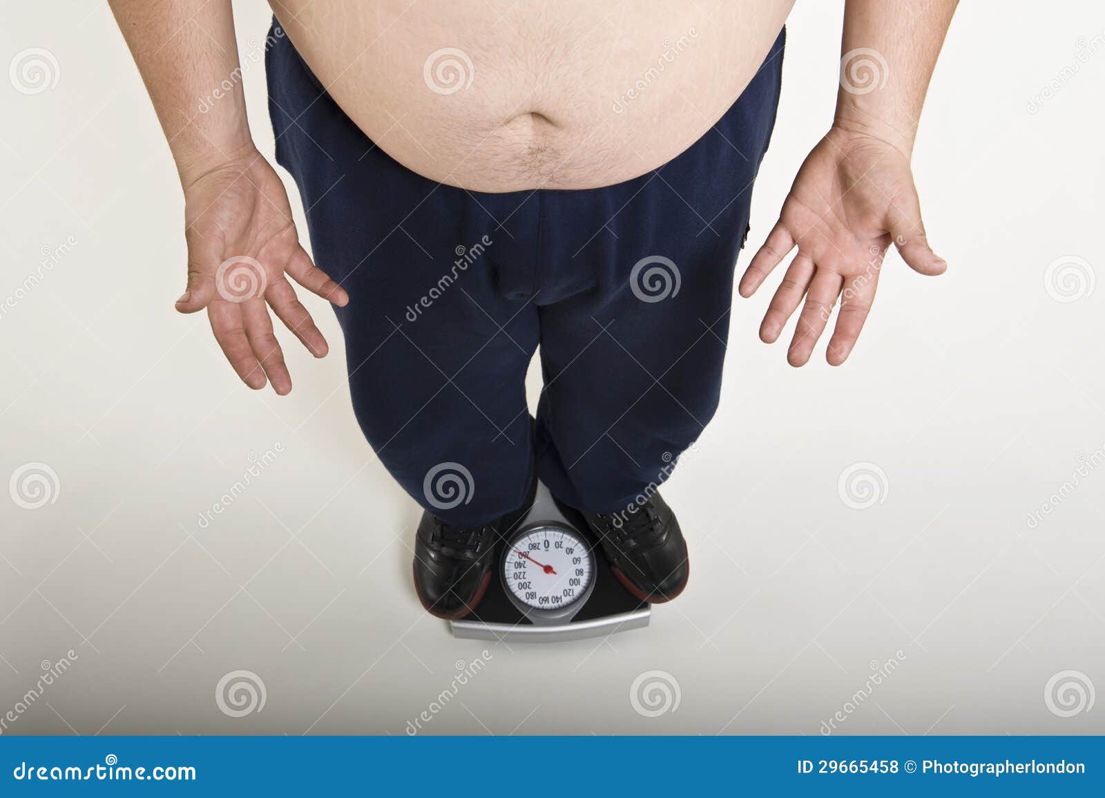 Man Measuring His Weight stock photo. Image of high, latin - 29665458