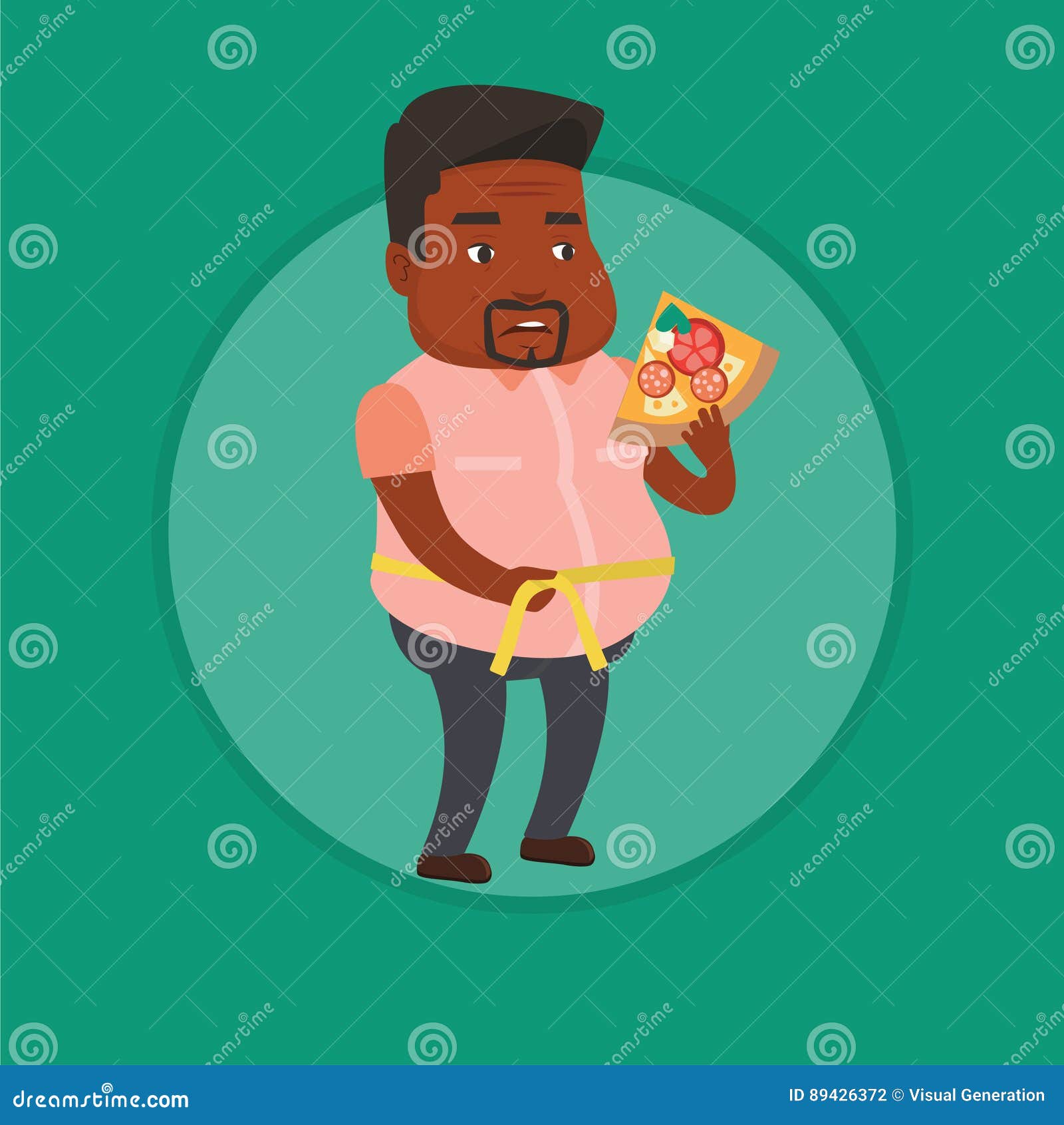 Man Measuring Waist Vector Illustration. Stock Vector - Illustration of ... Man Measuring Waist Vector Illustration. Stock Vector - Illustration of ...