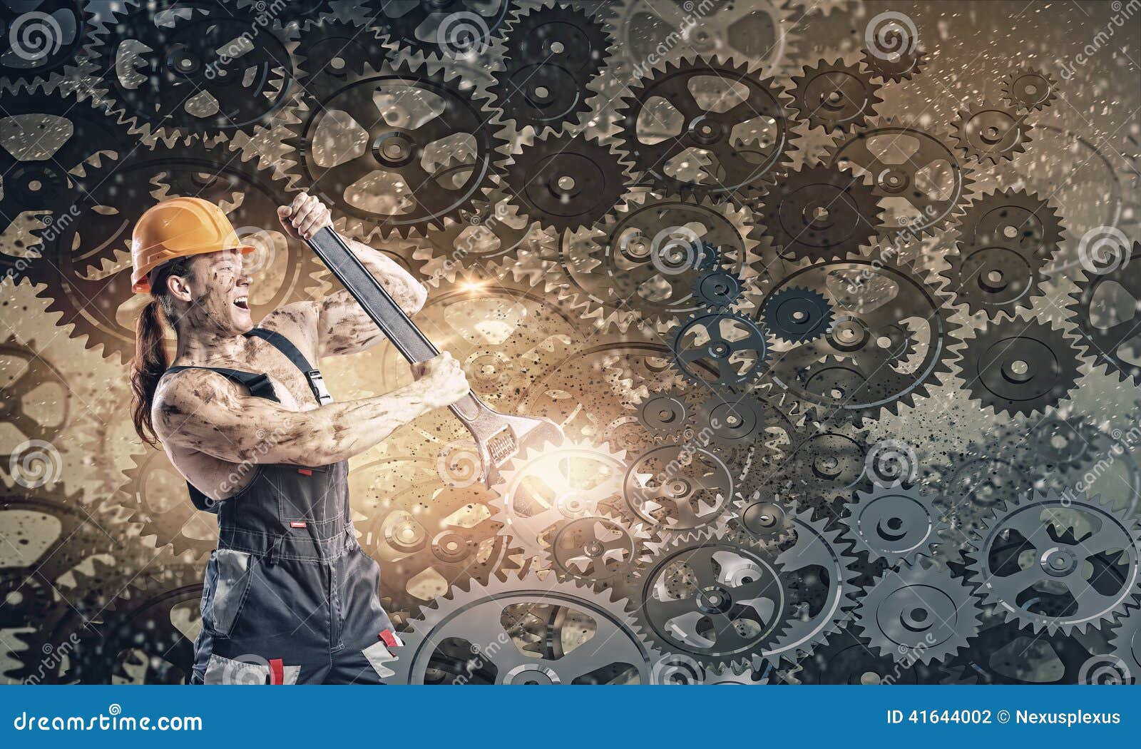 Man mechanic stock illustration. Illustration of concept - 41644002