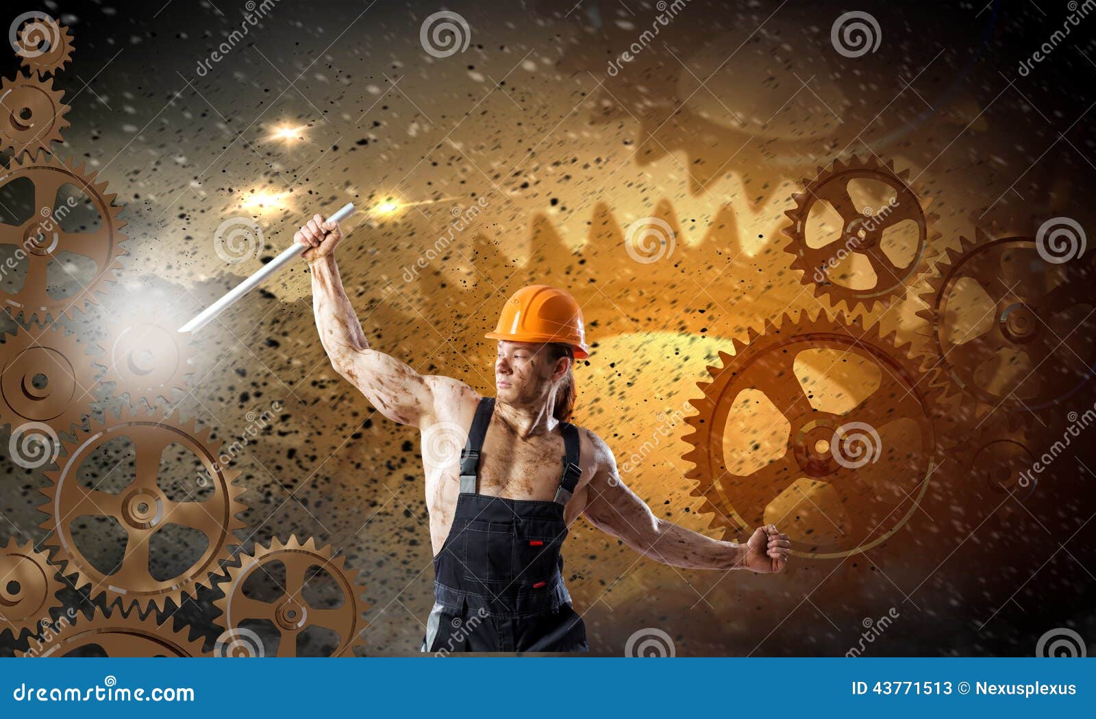 Man mechanic stock image. Image of mechanical, engine - 43771513
