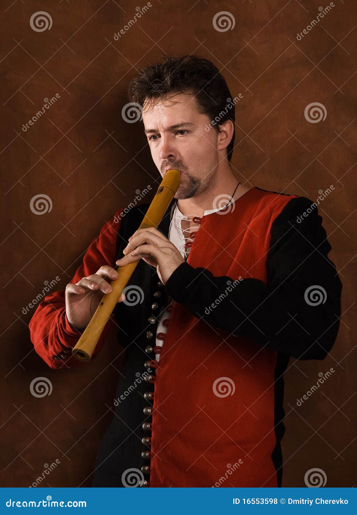 Medieval Flute Player