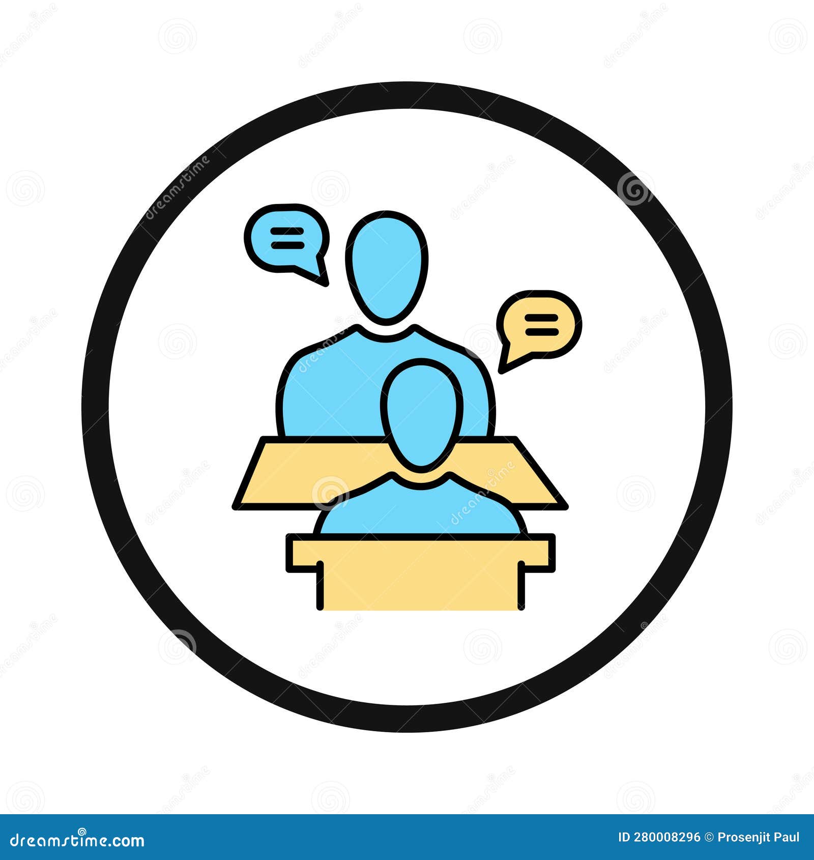 Man, Meeting , Table, Round Table, Talk, Chat, Bubble, Business Meeting ...