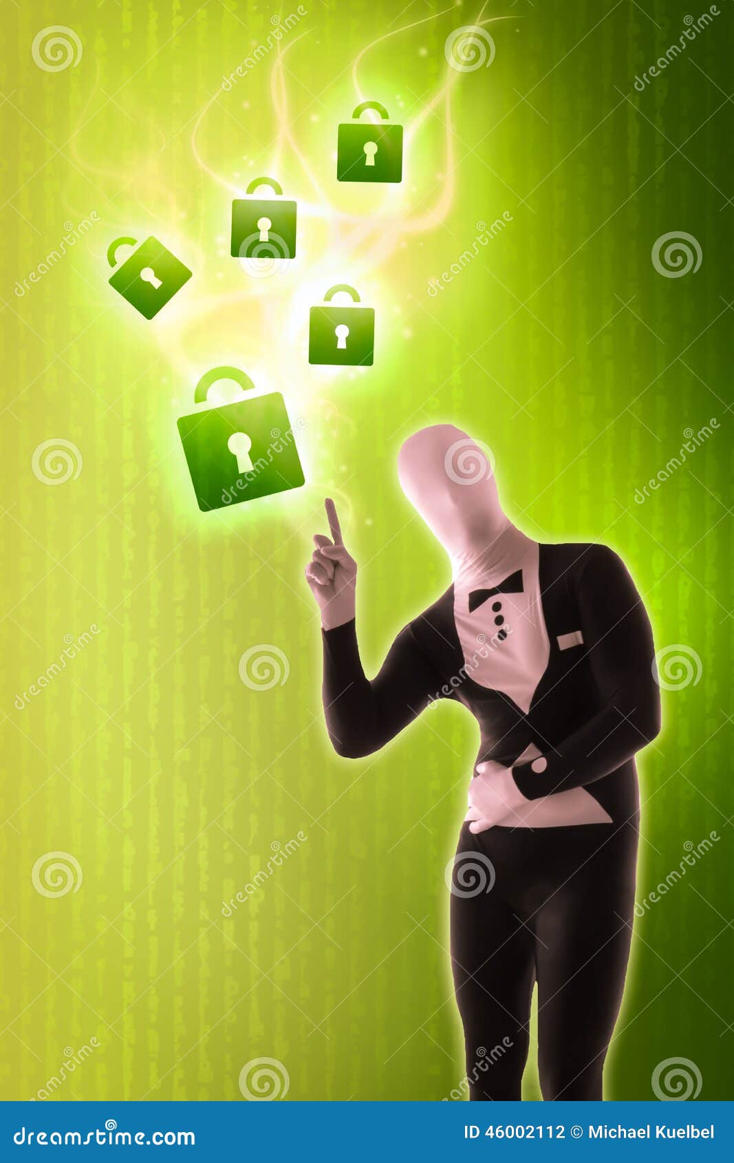 Man Mime Present Security Locks Stock Photos - Free & Royalty-Free ...