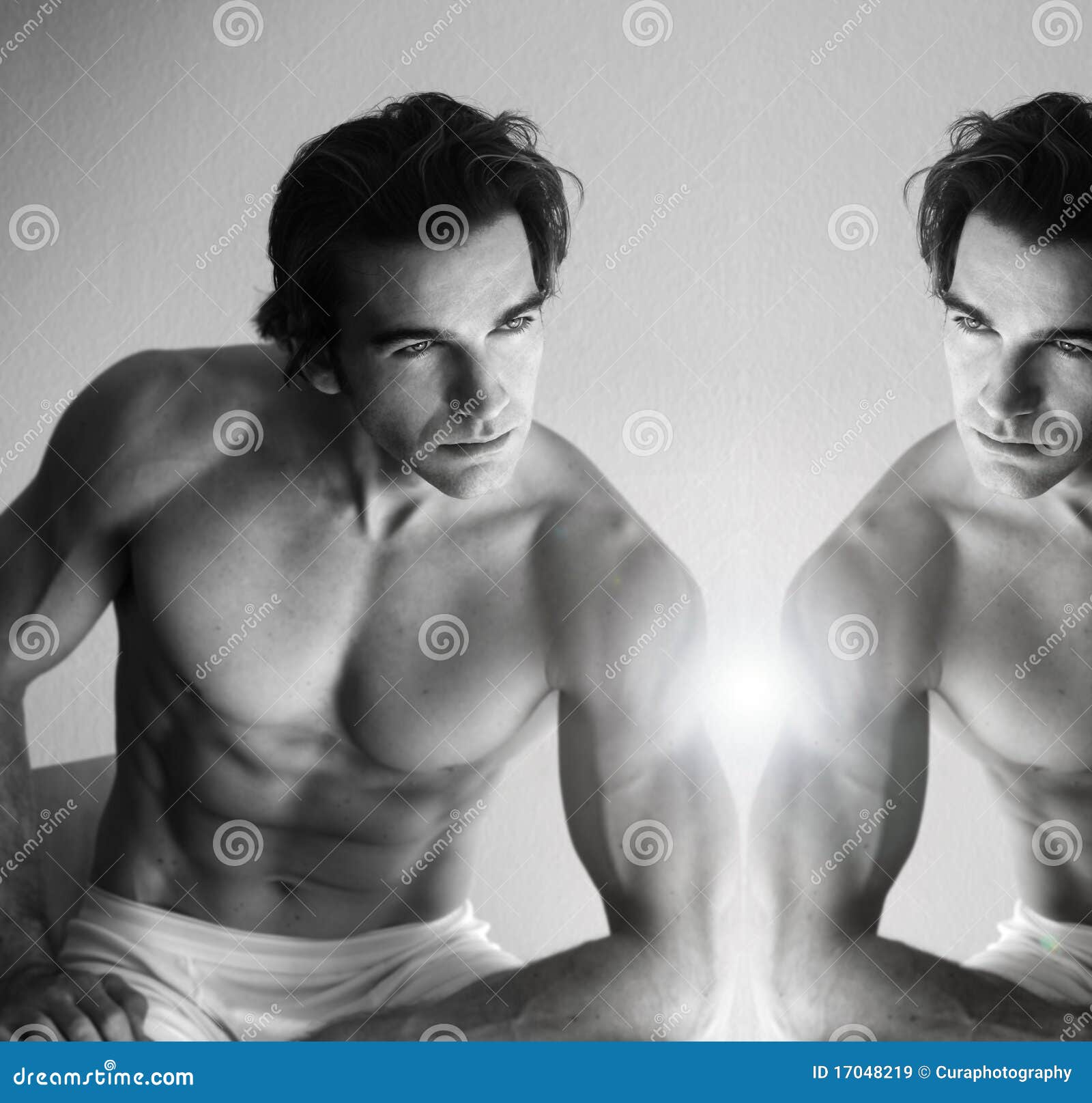 Man in Mirror stock image. Image of stripper, body, attractive - 17048219