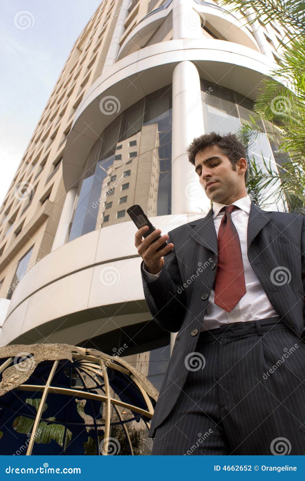 A Man, a Mission and a Phone Stock Photo - Image of professional ...