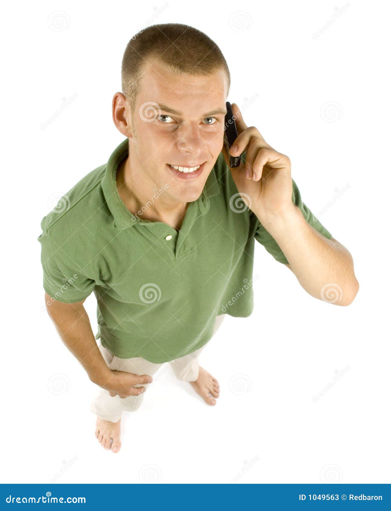 Man with mobile stock image. Image of call, digital, body - 1049563