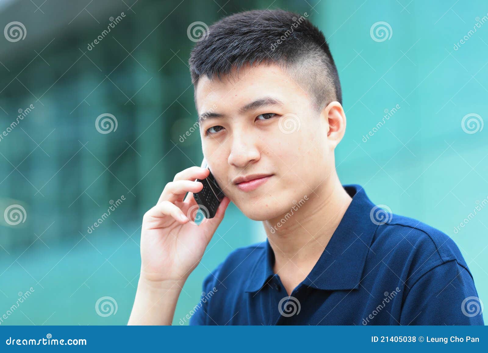 Man with mobile phone stock photo. Image of mobile, japan - 21405038