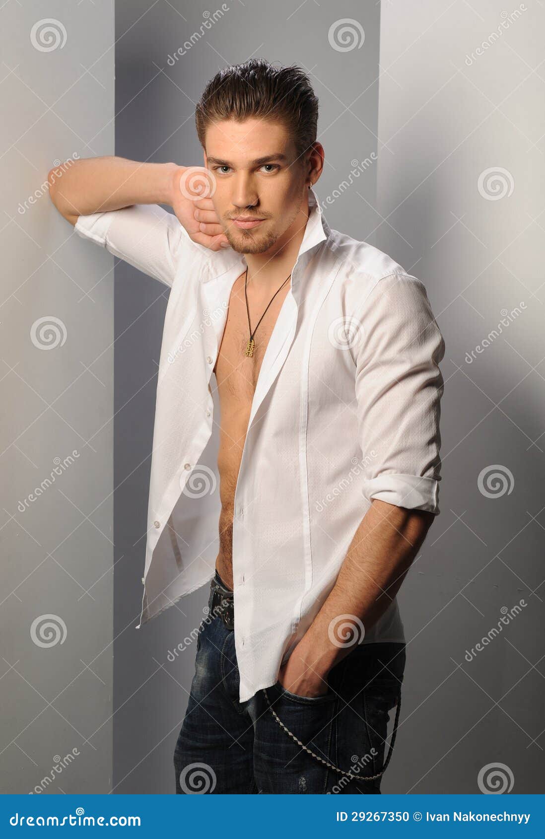 Man model stock photo. Image of fashion, front, shot - 29267350