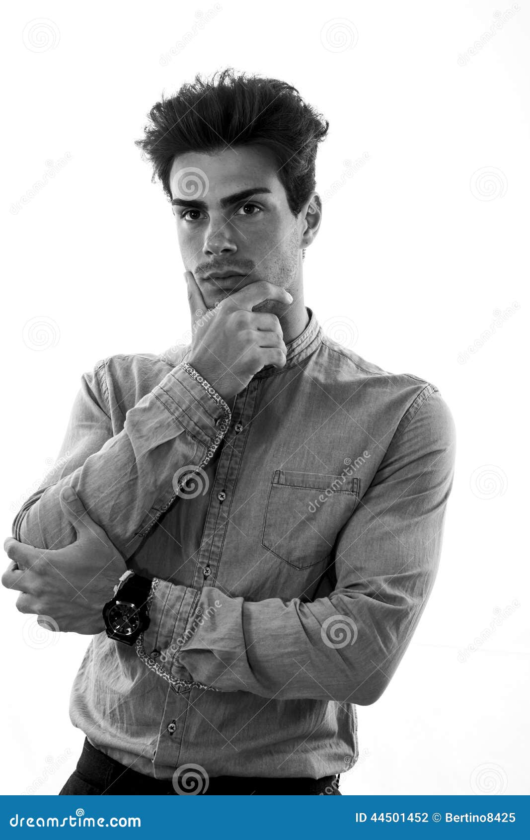 Boy with pensive face stock photo. Image of city, rock - 44501452