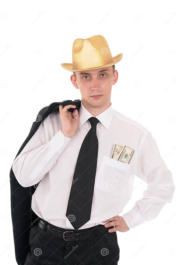 Man with money stock photo. Image of rich, white, moneyed - 12747970