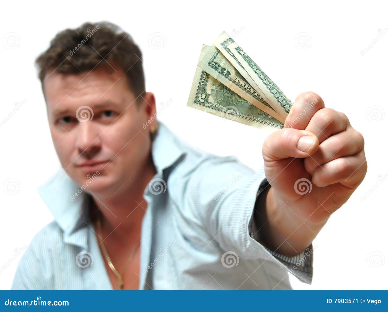 Man with money stock image. Image of caucasian, currency - 7903571