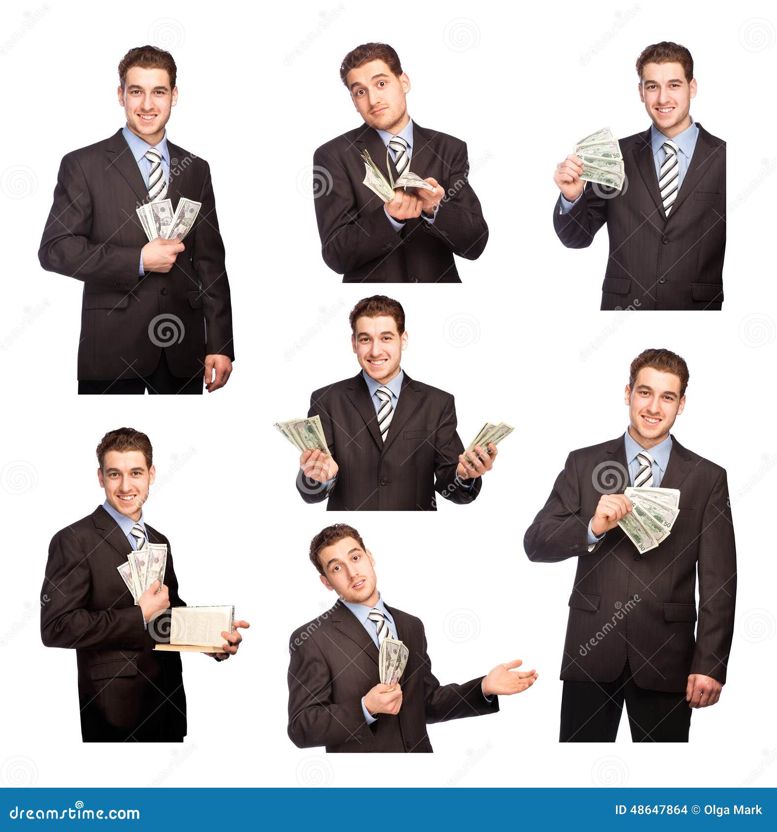 Man with money set stock photo. Image of abundance, entrepreneur - 48647864
