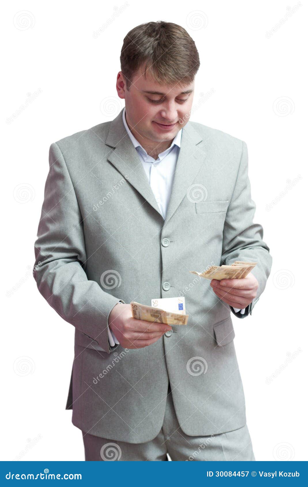 Man with money stock image. Image of finances, wealth - 30084457