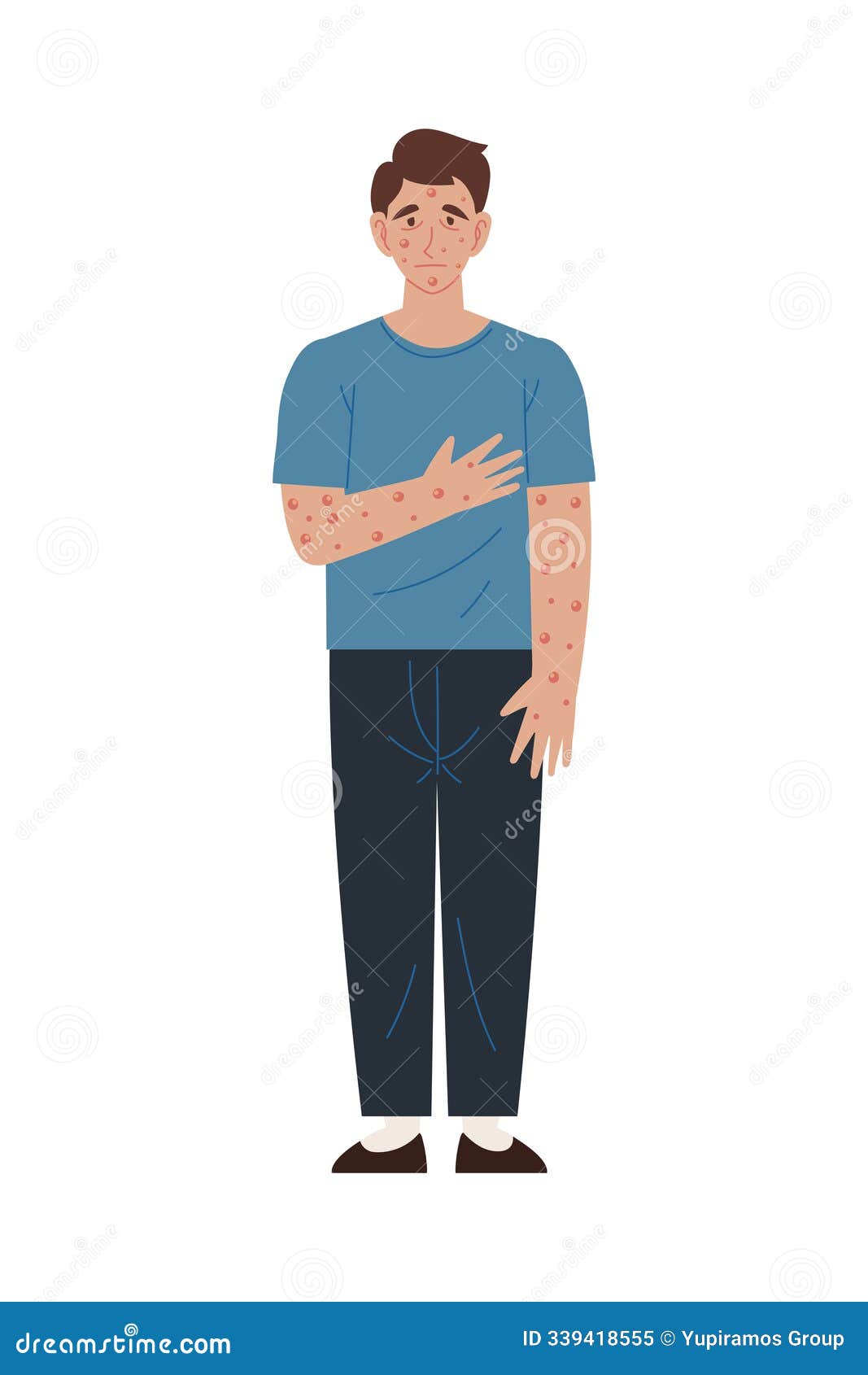 Monkeypox Outbreak Banner Concept. Icons Describing Monkeypox ...