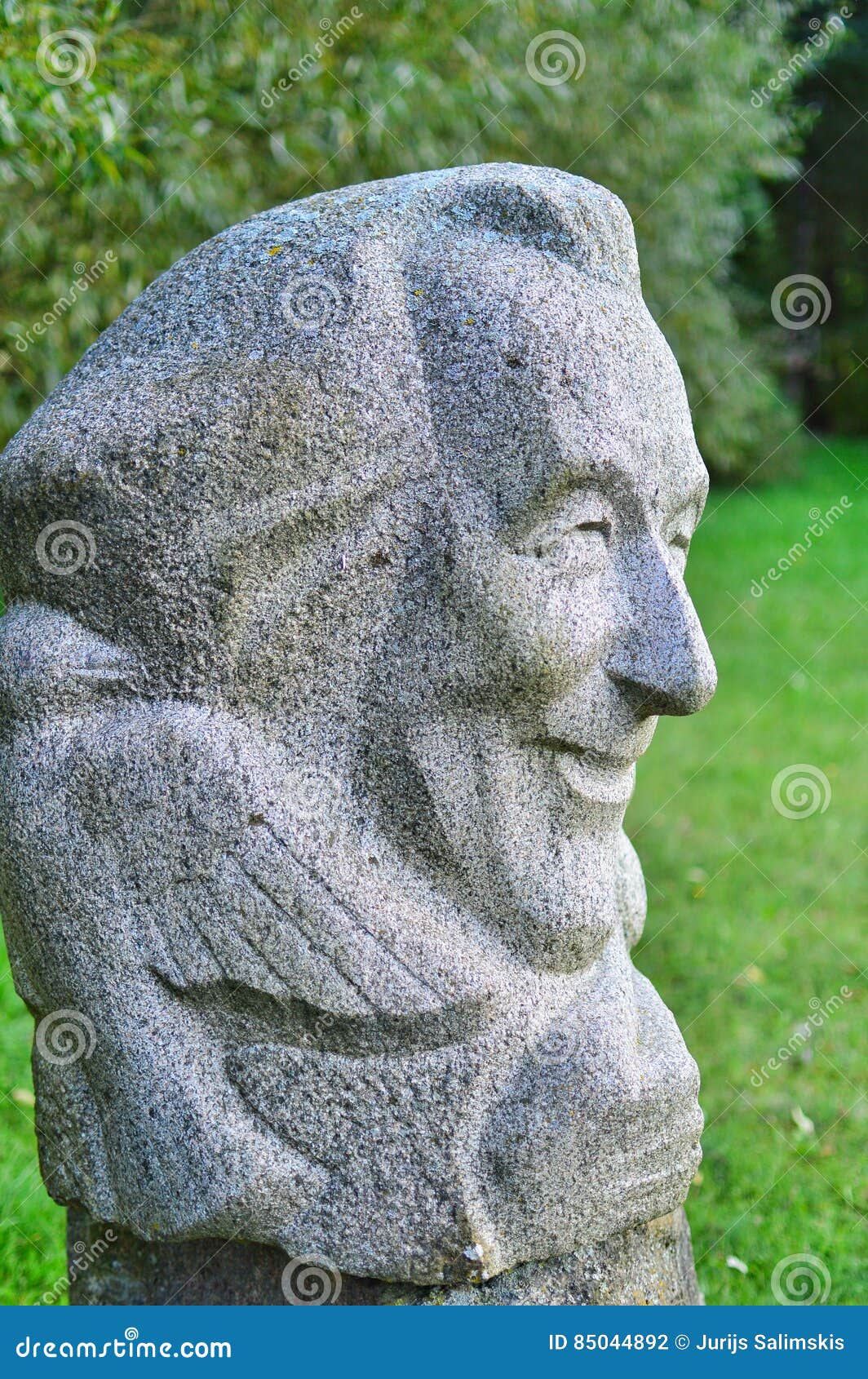 Man monument. stock photo. Image of sculpture, smiling - 85044892