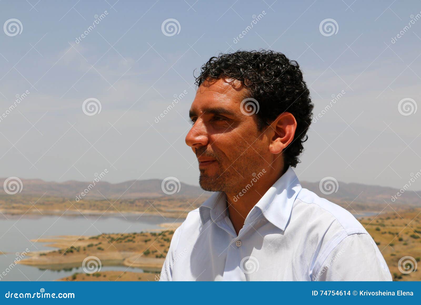 Man from Morocco with Dark Skin Stock Photo - Image of africa, resident ...