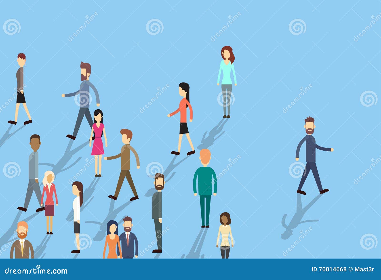 Individual 3d Man Stand Out From Crowd Royalty-Free Stock Photography ... Individual 3d Man Stand Out From Crowd Royalty-Free Stock Photography ...