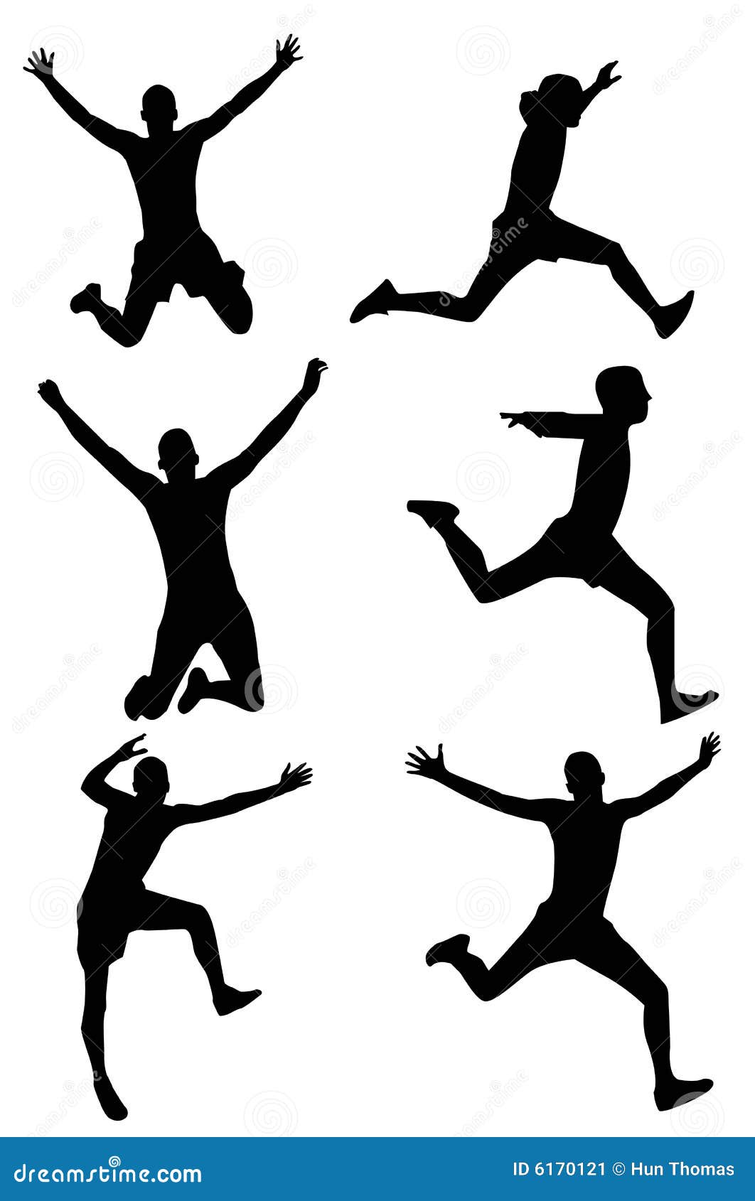 Man in move - vector pack stock vector. Illustration of sport - 6170121