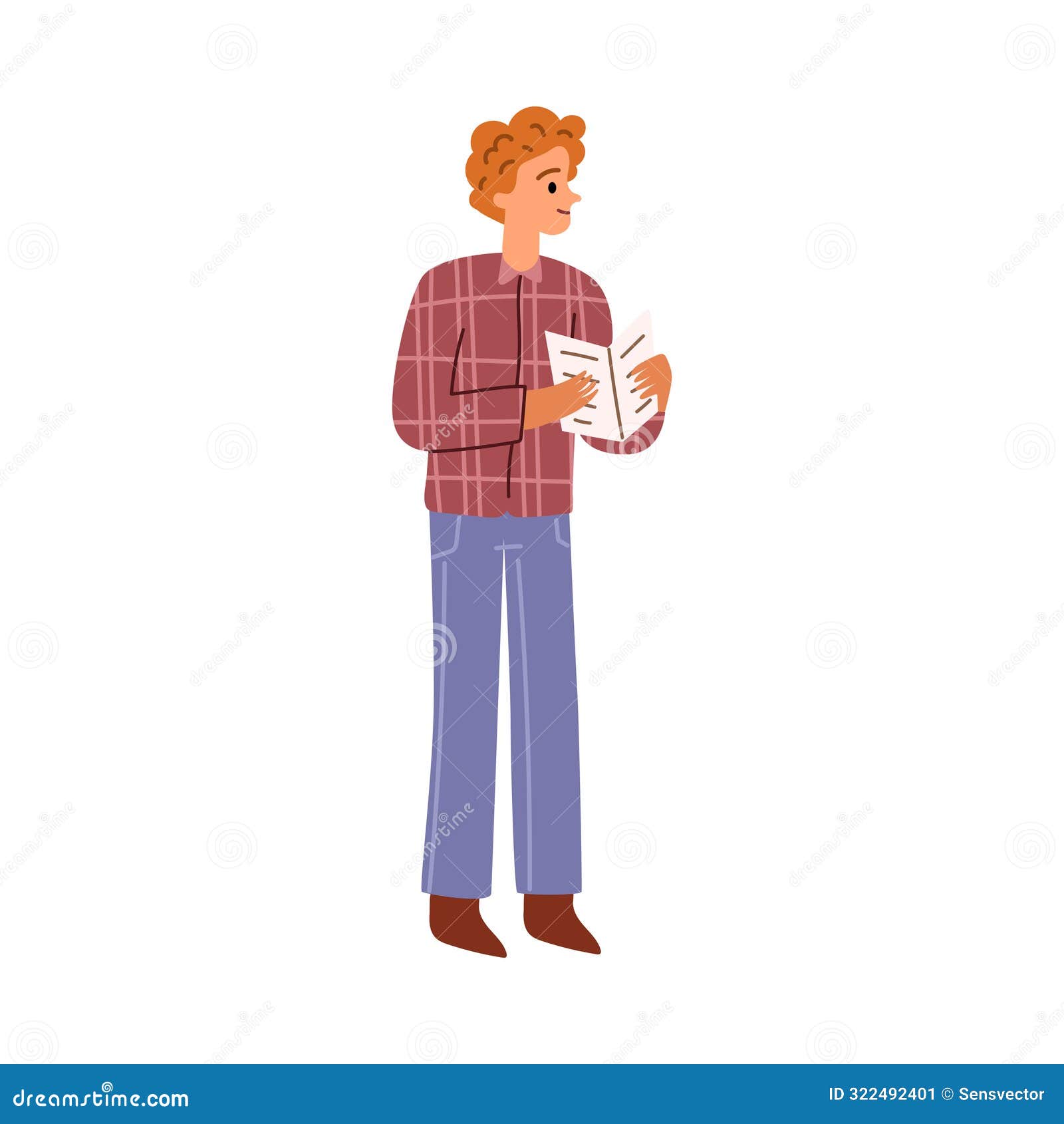 Museum Guide Vector Illustration | CartoonDealer.com #85320500