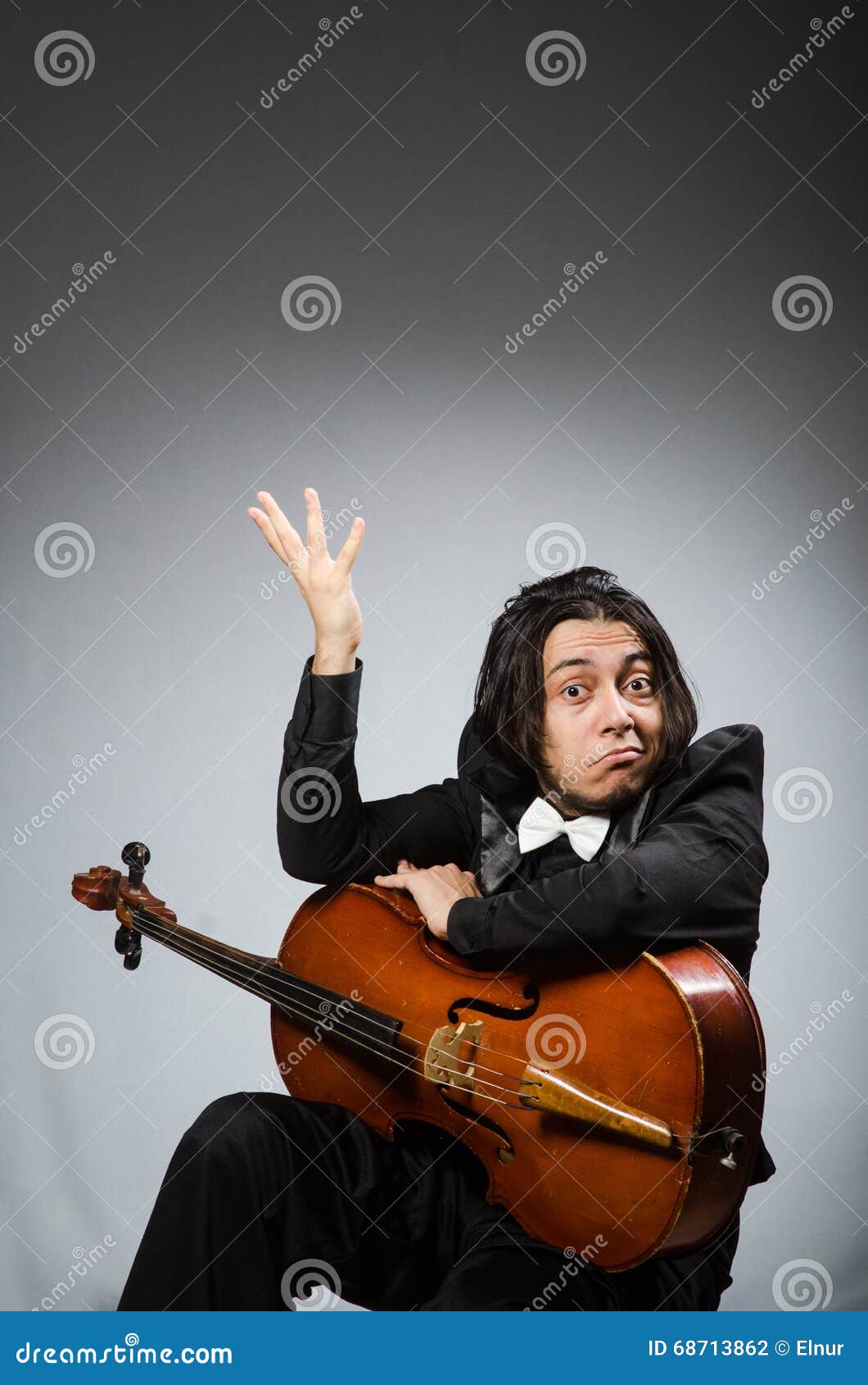 The Man in Musical Art Concept Stock Photo - Image of music, male: 68713862