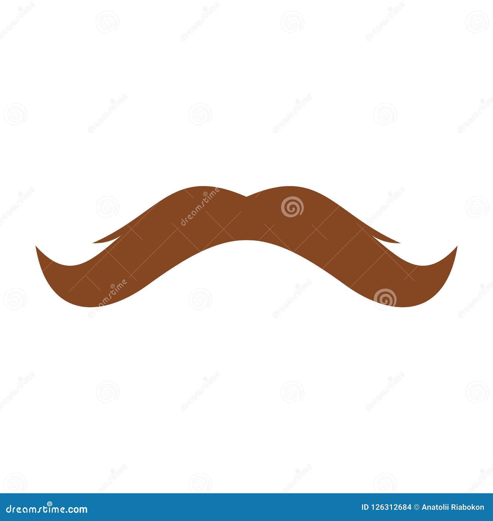 Man Mustache Icon, Flat Style Stock Vector - Illustration of design ... Man Mustache Icon, Flat Style Stock Vector - Illustration of design ...