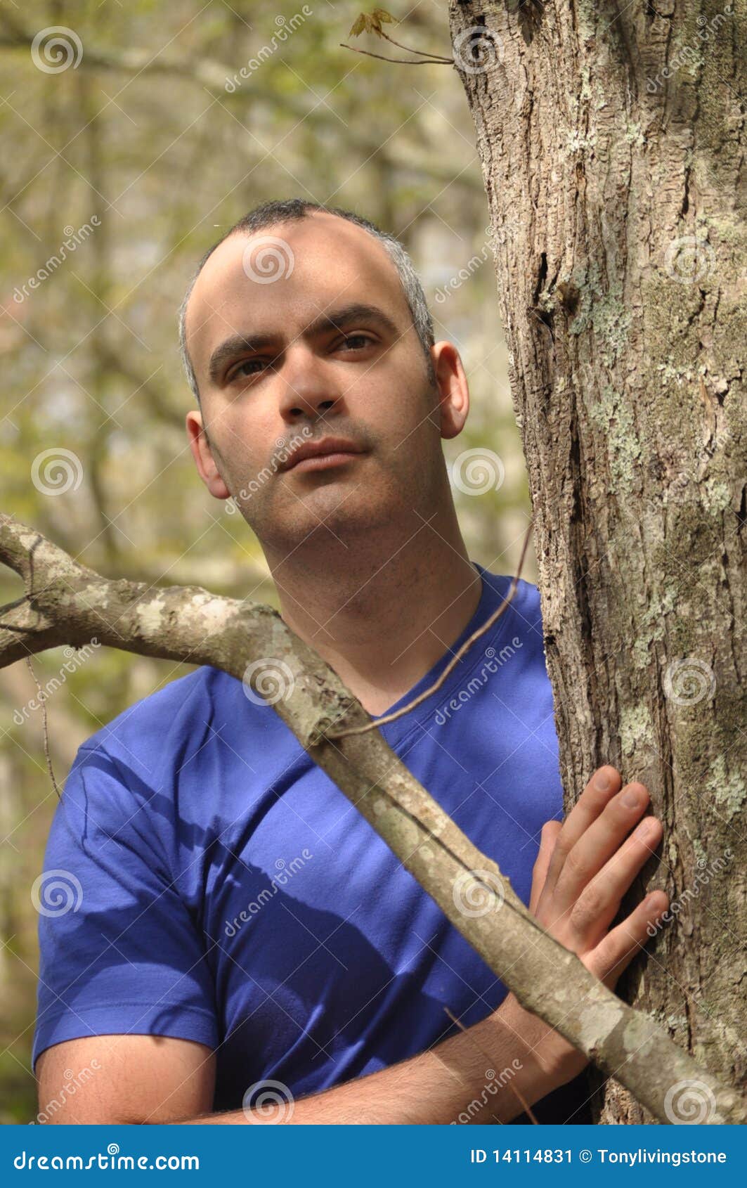 Man in nature stock image. Image of outdoor, ecology - 14114831