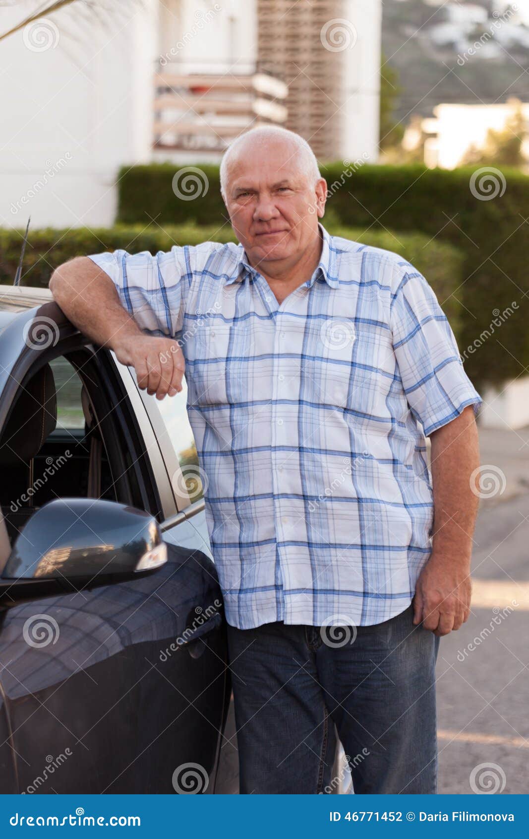 Man near car. stock photo. Image of happy, adult, vehicle - 46771452