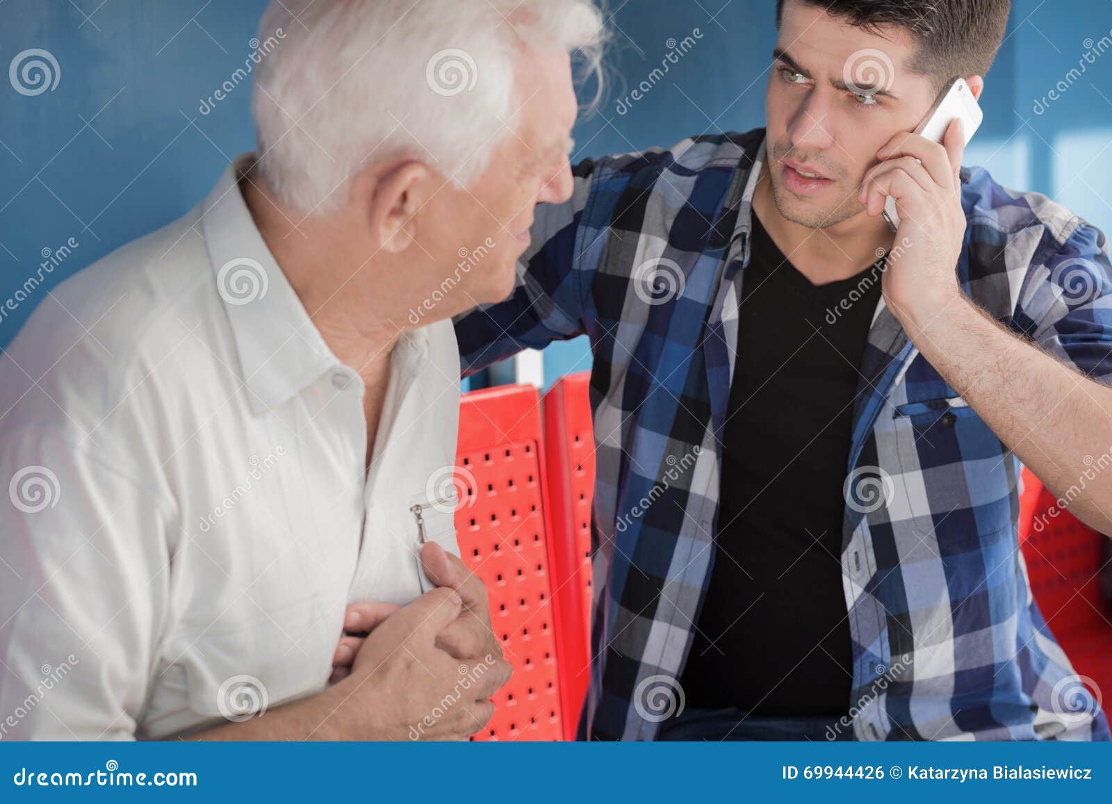 Man needs help stock photo. Image of horizontal, chest - 69944426