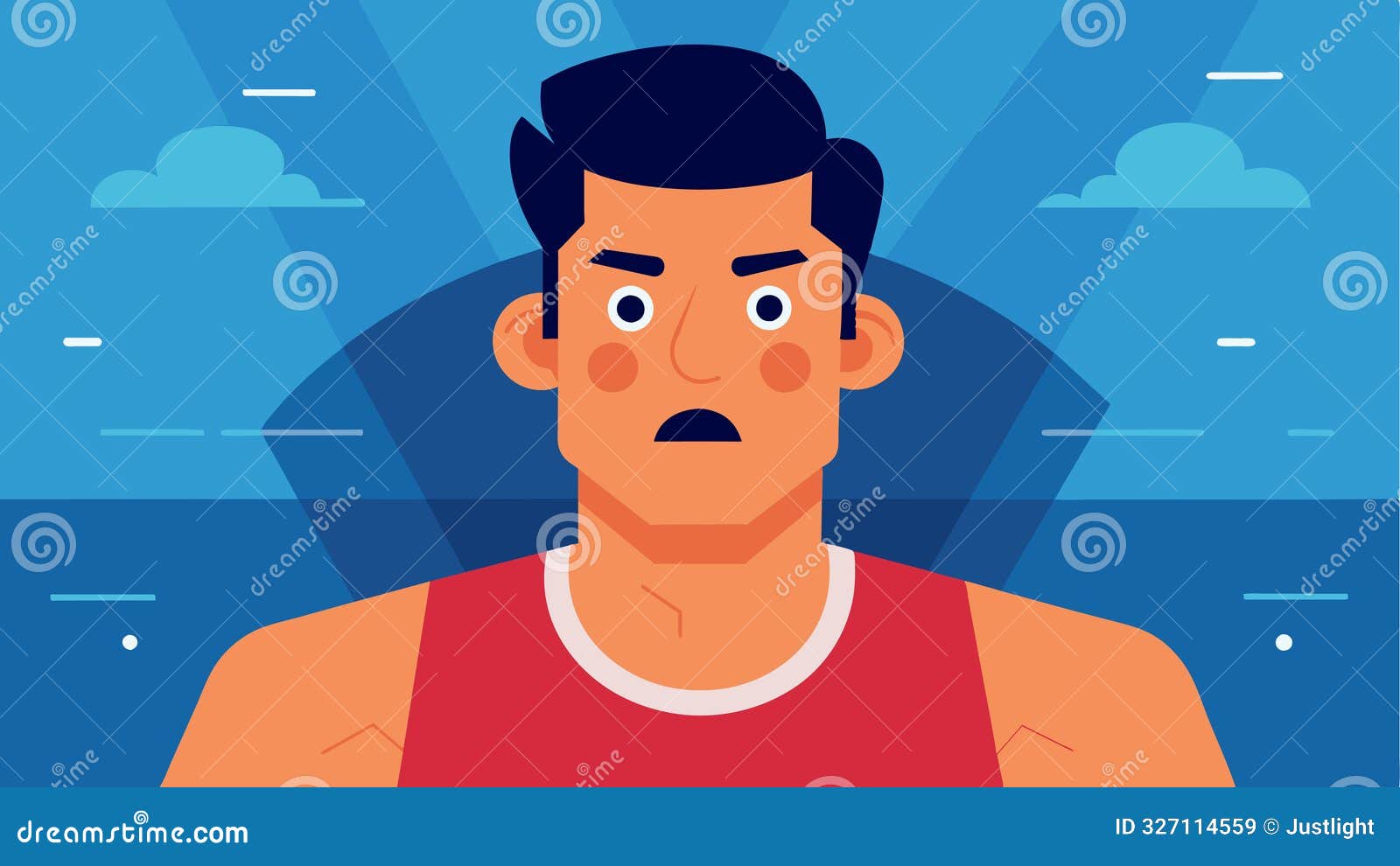 A Man with a Negative Body Image Constantly Dissatisfied with His ...